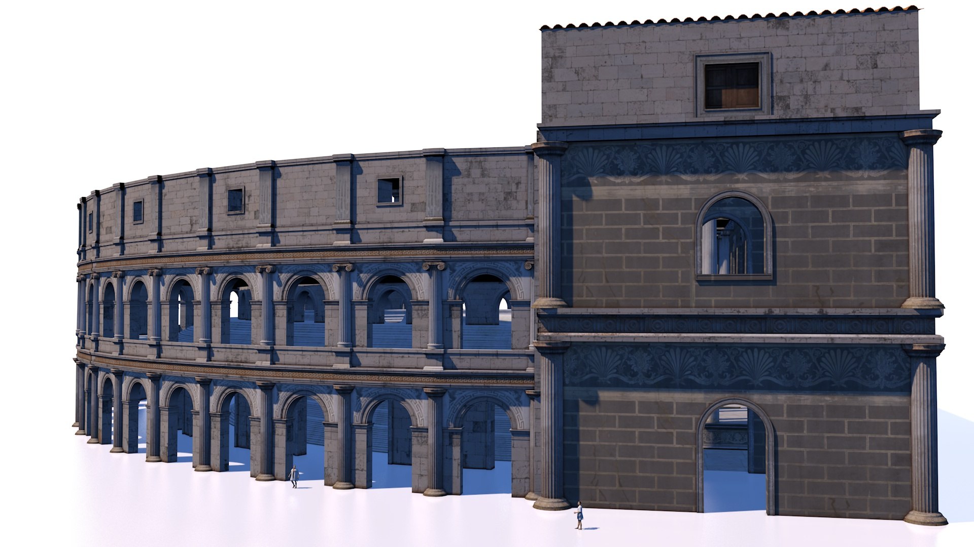 Classical Roman Theater 3D Model - TurboSquid 1425567