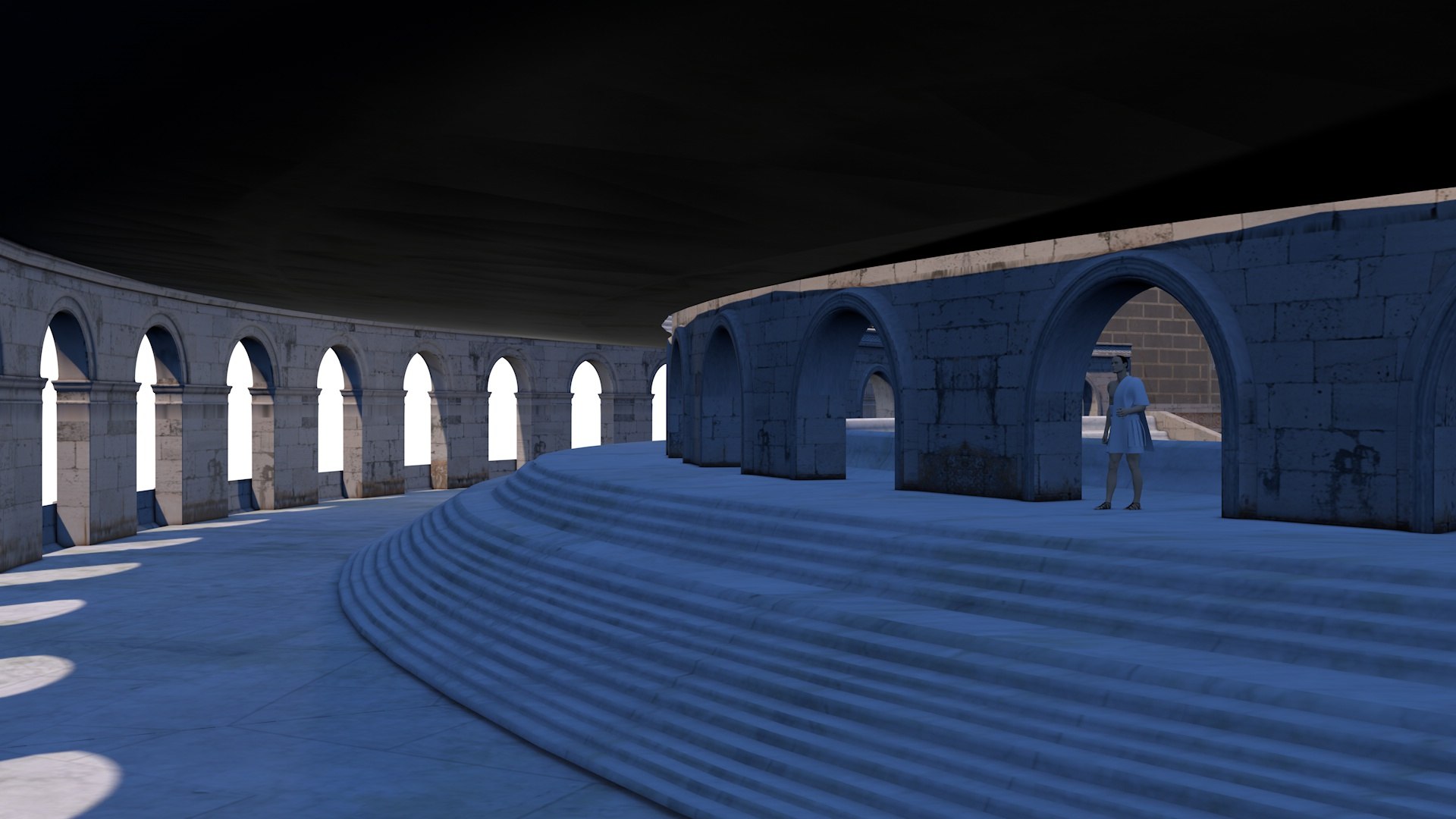 Classical Roman Theater 3D Model - TurboSquid 1425567