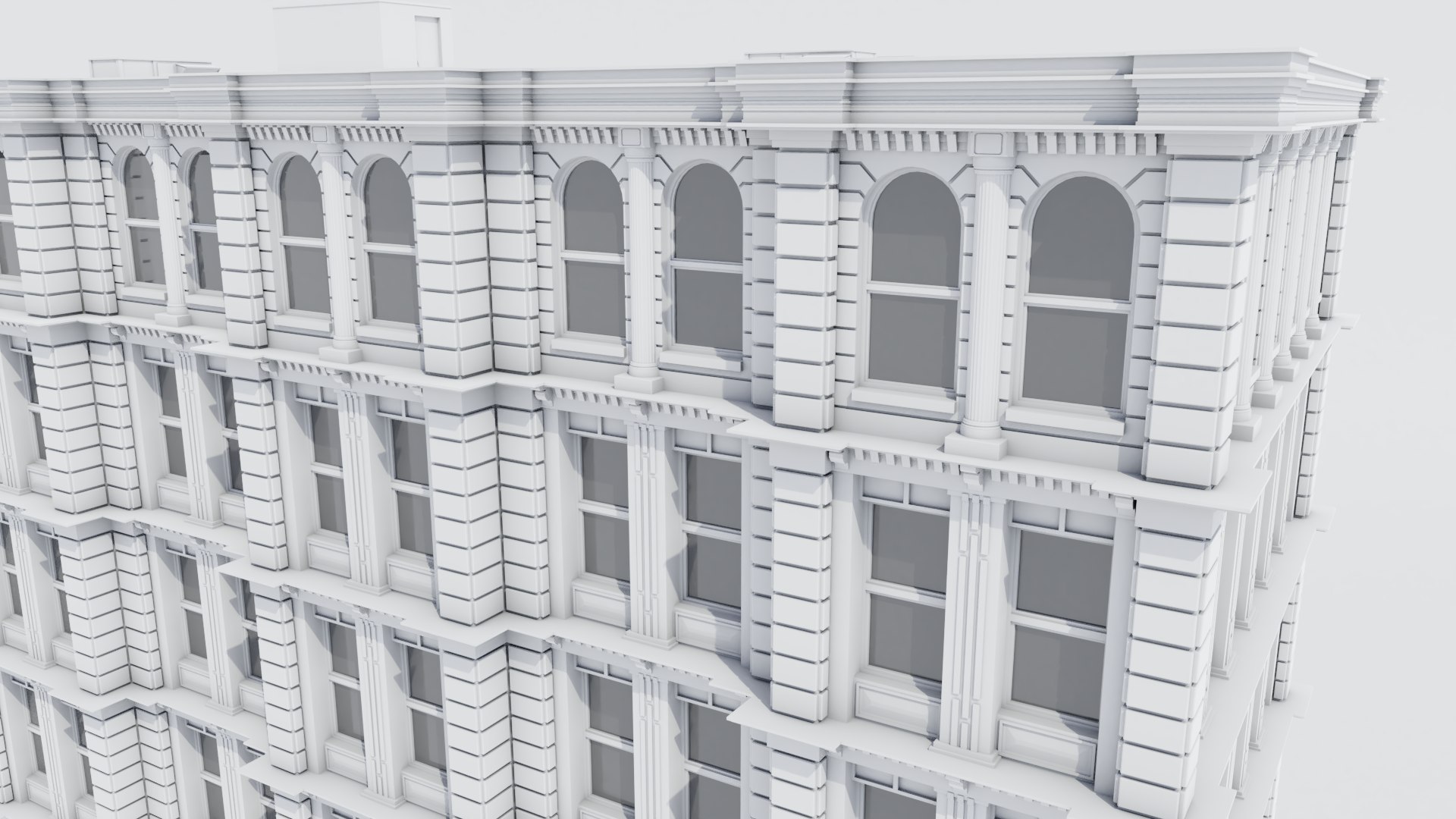 Urban Building 3D Model - TurboSquid 1566404