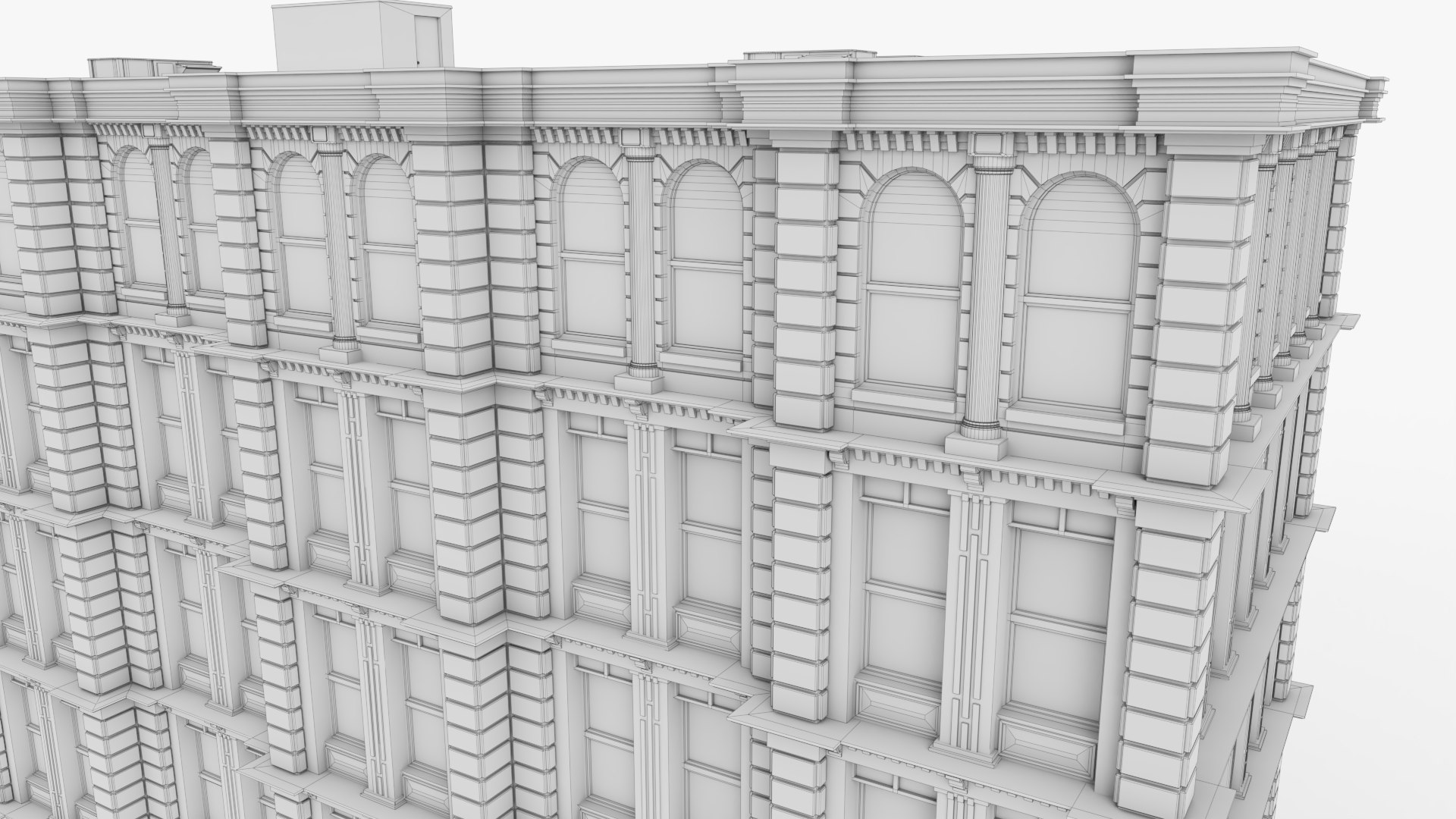 Urban Building 3D Model - TurboSquid 1566404