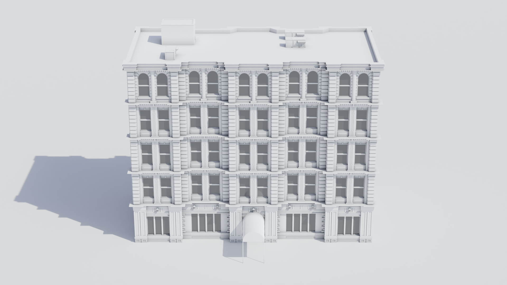 Urban Building 3D Model - TurboSquid 1566404