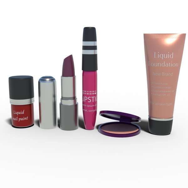 modelo 3d Makeup Kit - TurboSquid 2080868