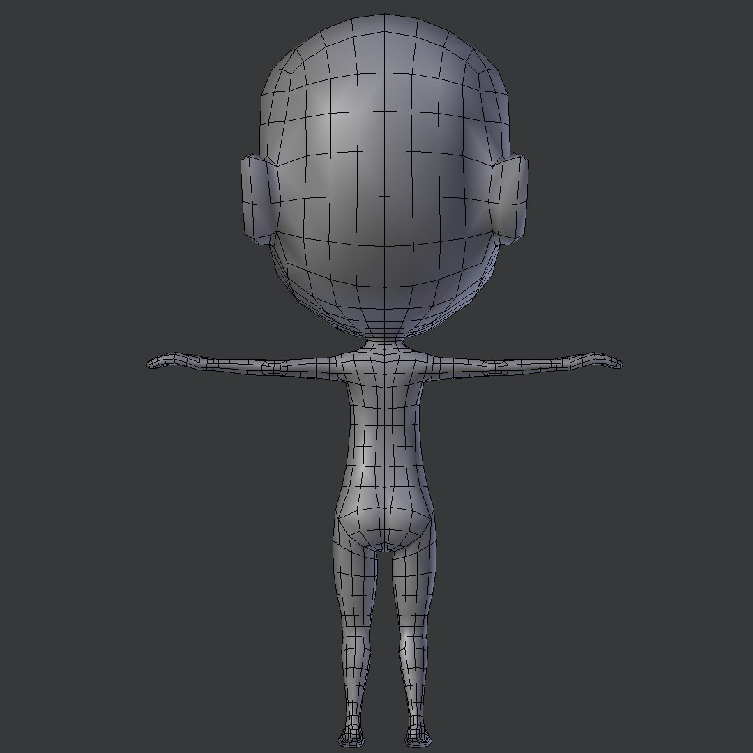 Chibi Base Model - TurboSquid 1392363