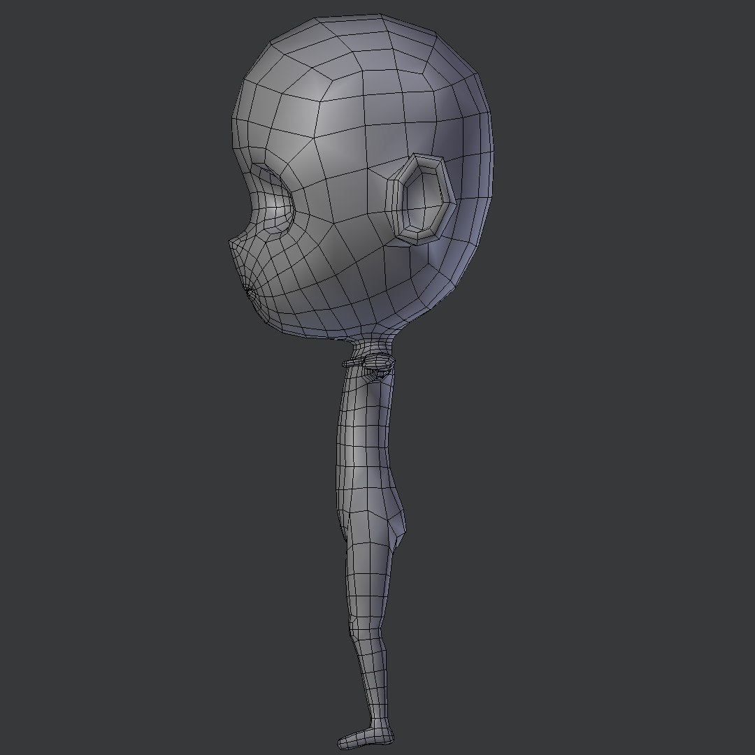 Chibi Base Model - TurboSquid 1392363