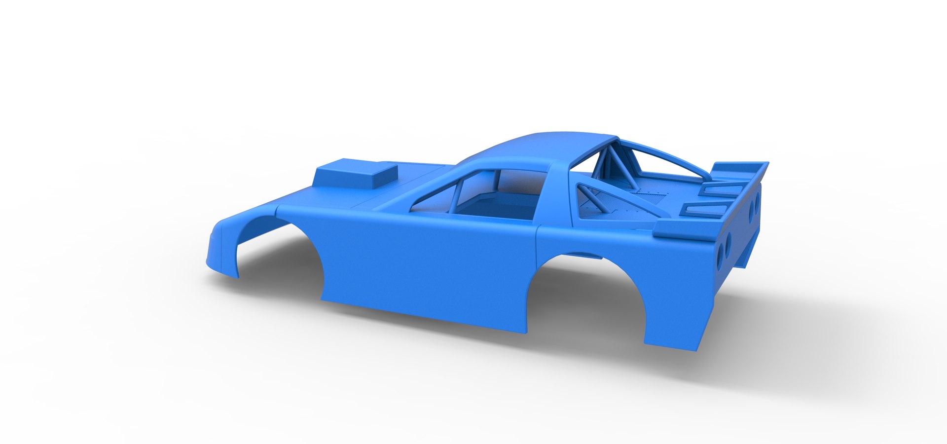 Shell Of New Zealand Super Saloon Race Car Scale 1 To 25 3D Model ...