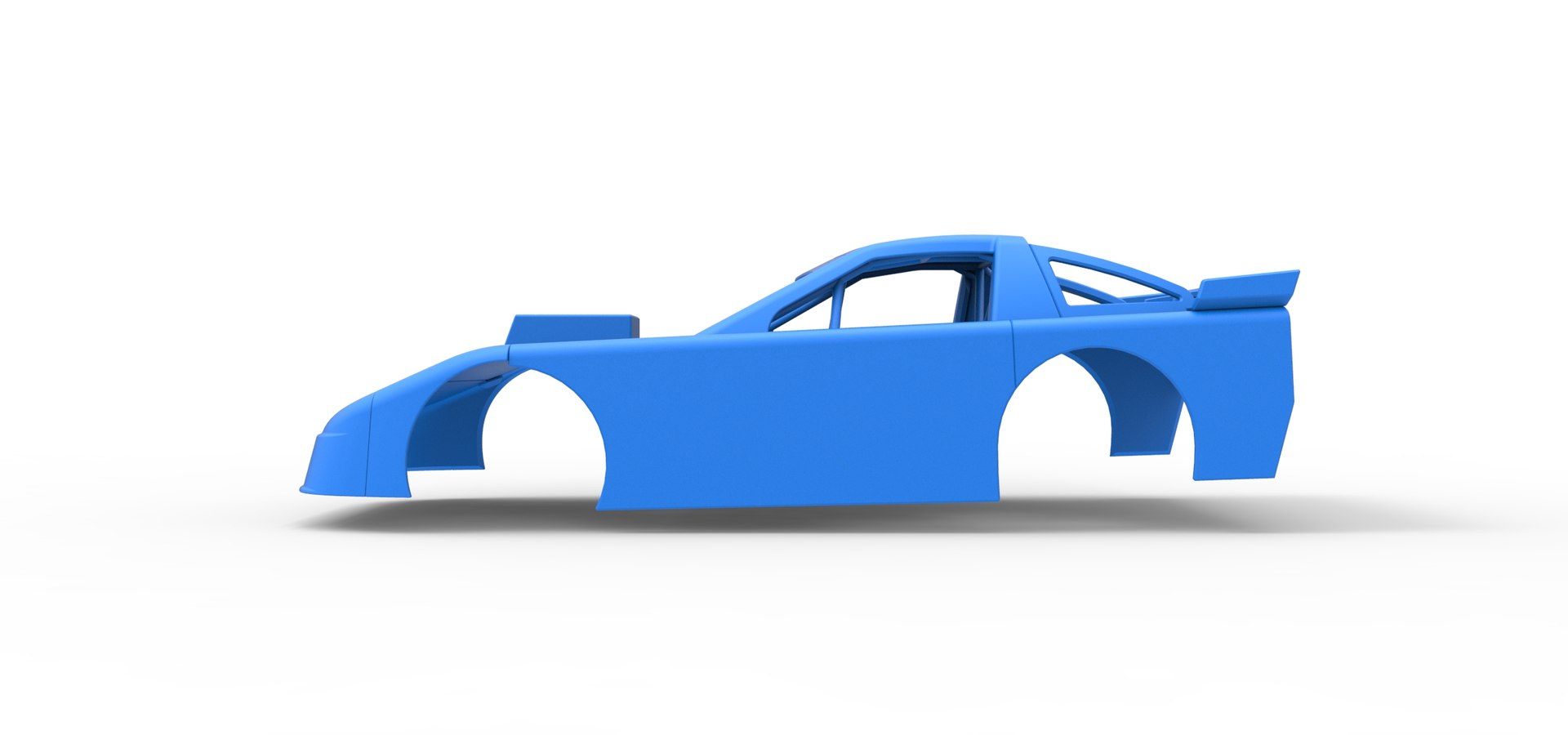 Shell Of New Zealand Super Saloon Race Car Scale 1 To 25 3D Model ...