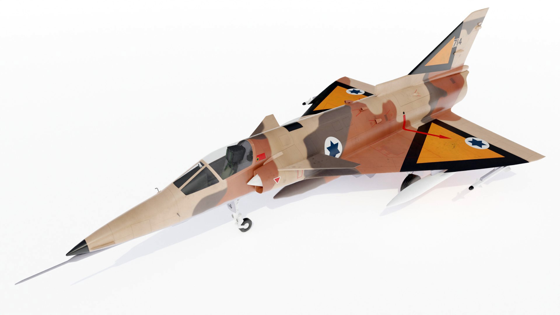 Israel Kfir Jet Model - TurboSquid 1275045