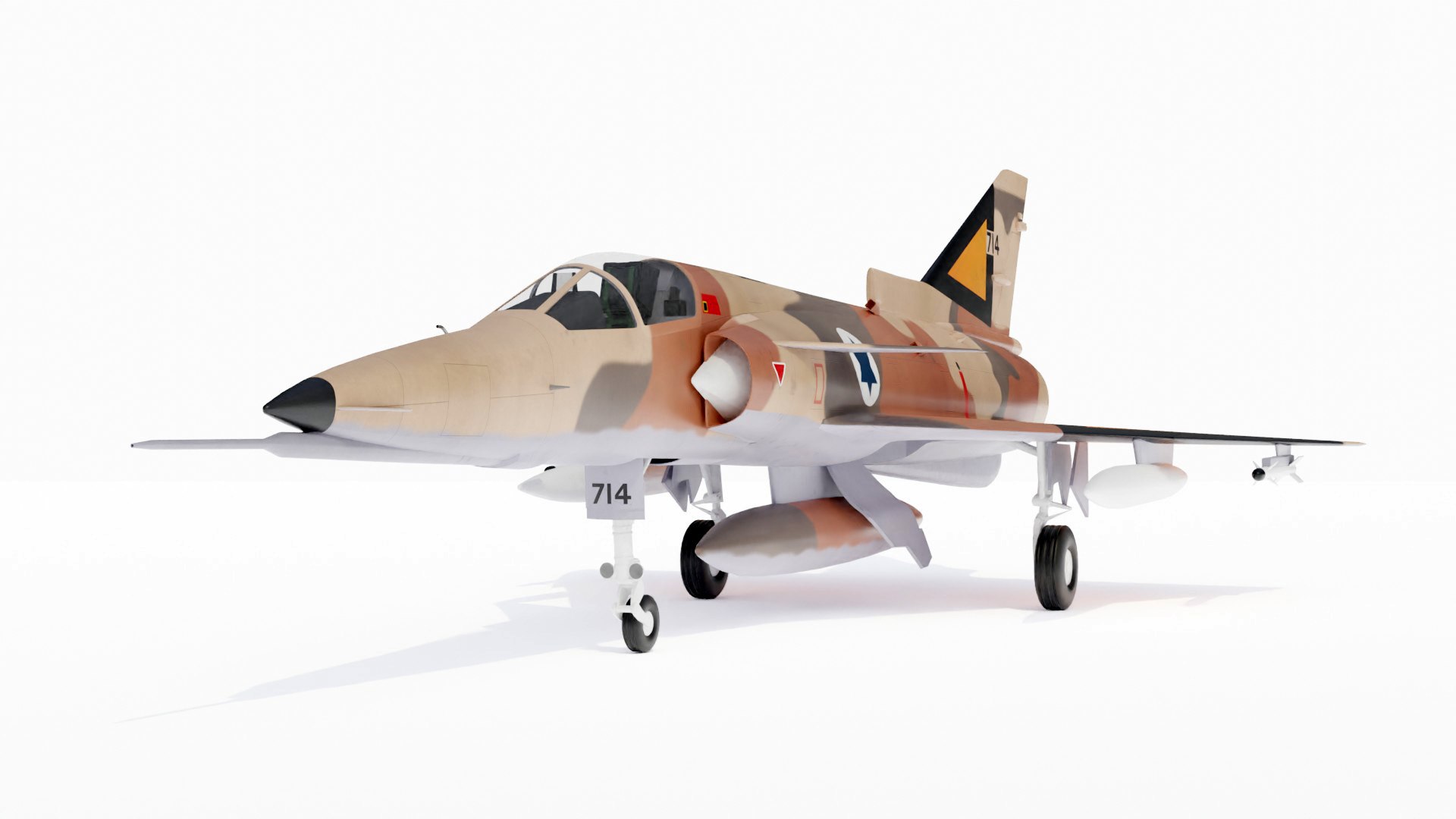 Israel Kfir Jet Model - TurboSquid 1275045