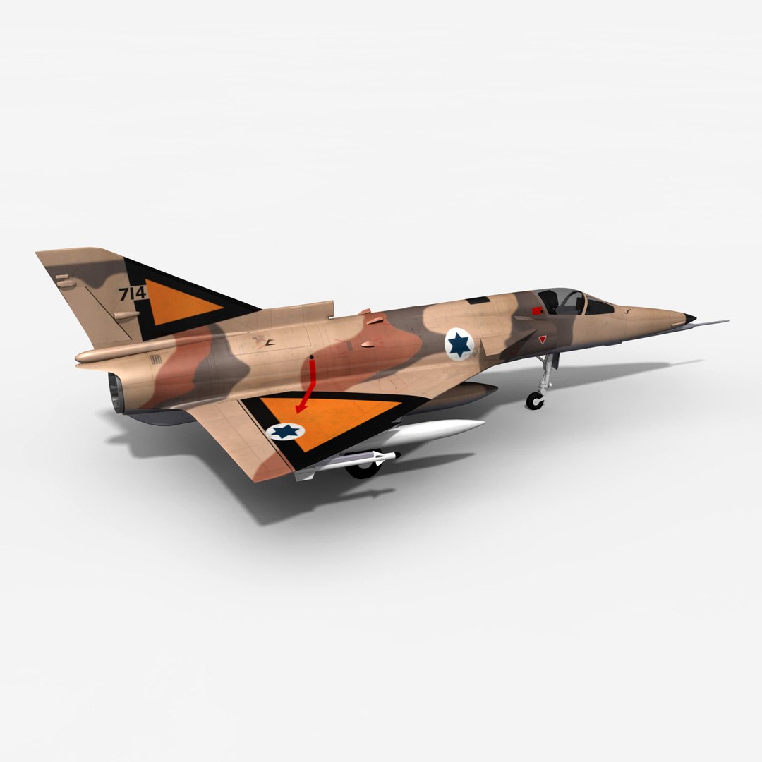 Israel Kfir Jet Model - TurboSquid 1275045