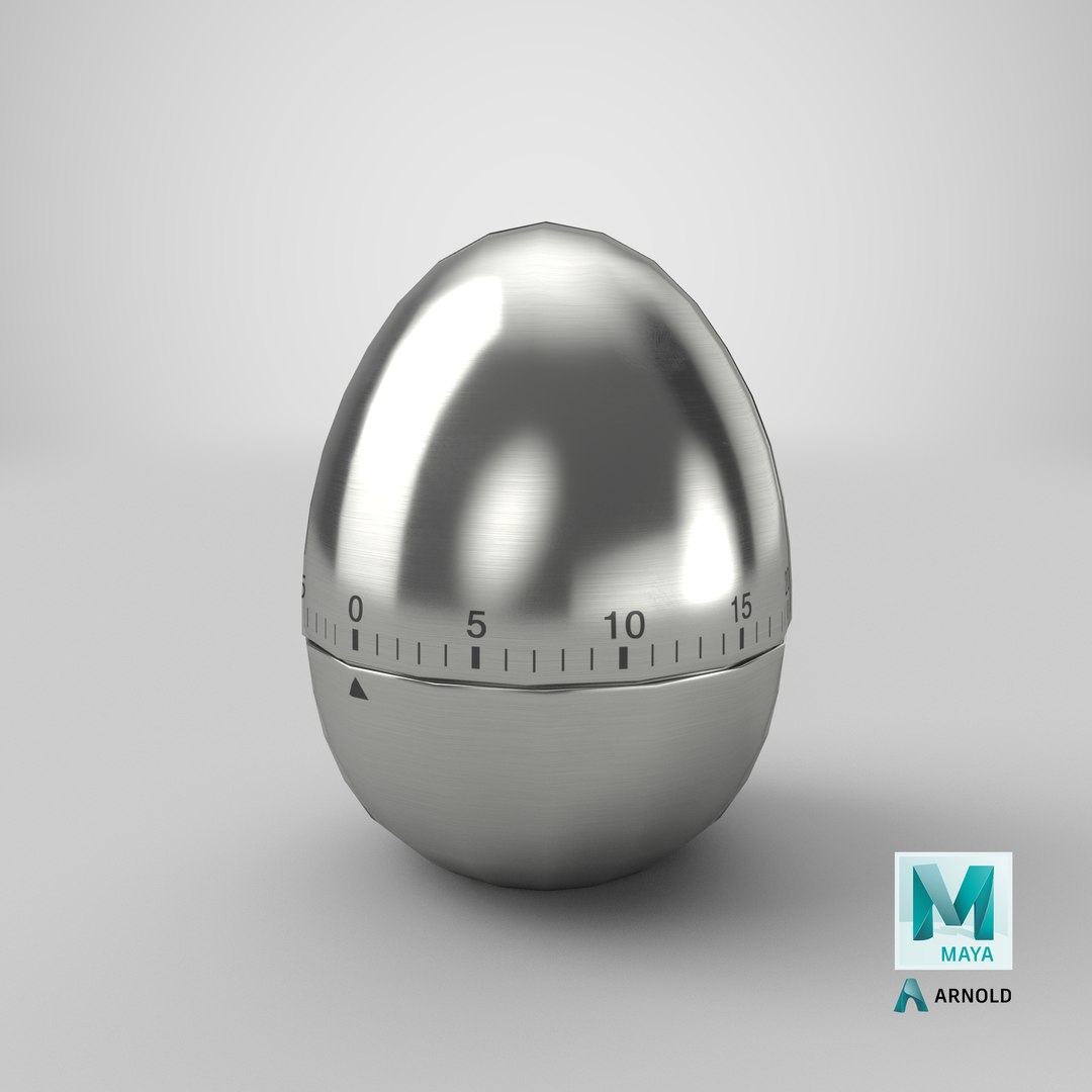 3D model stainless steel egg shape - TurboSquid 1589880