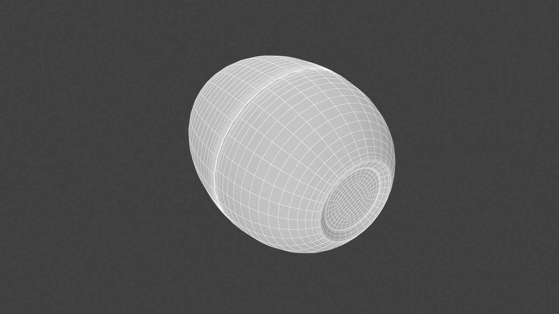 3D Model Stainless Steel Egg Shape - TurboSquid 1589880