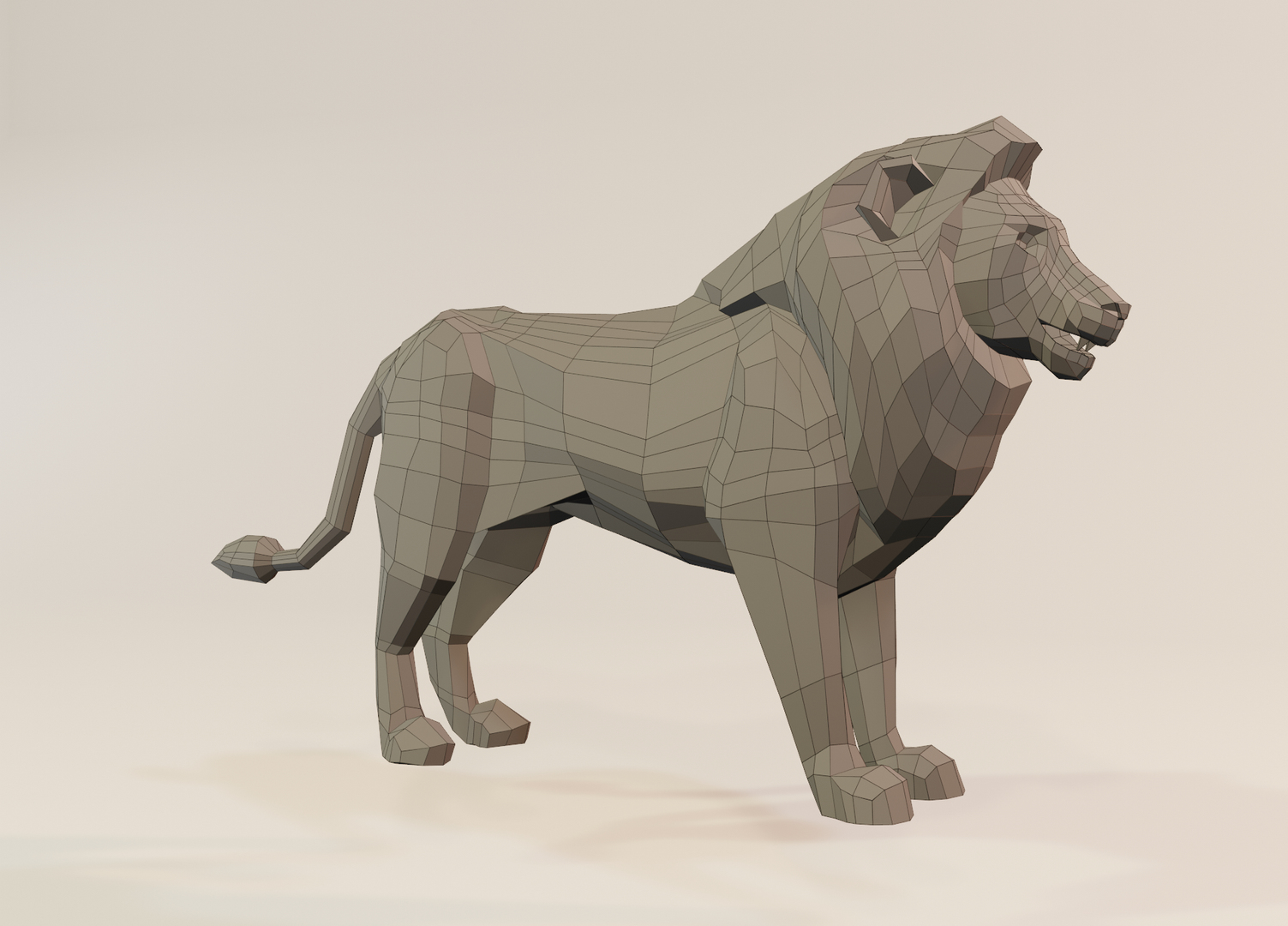 Lion Walk Animation 3D - TurboSquid 1634204
