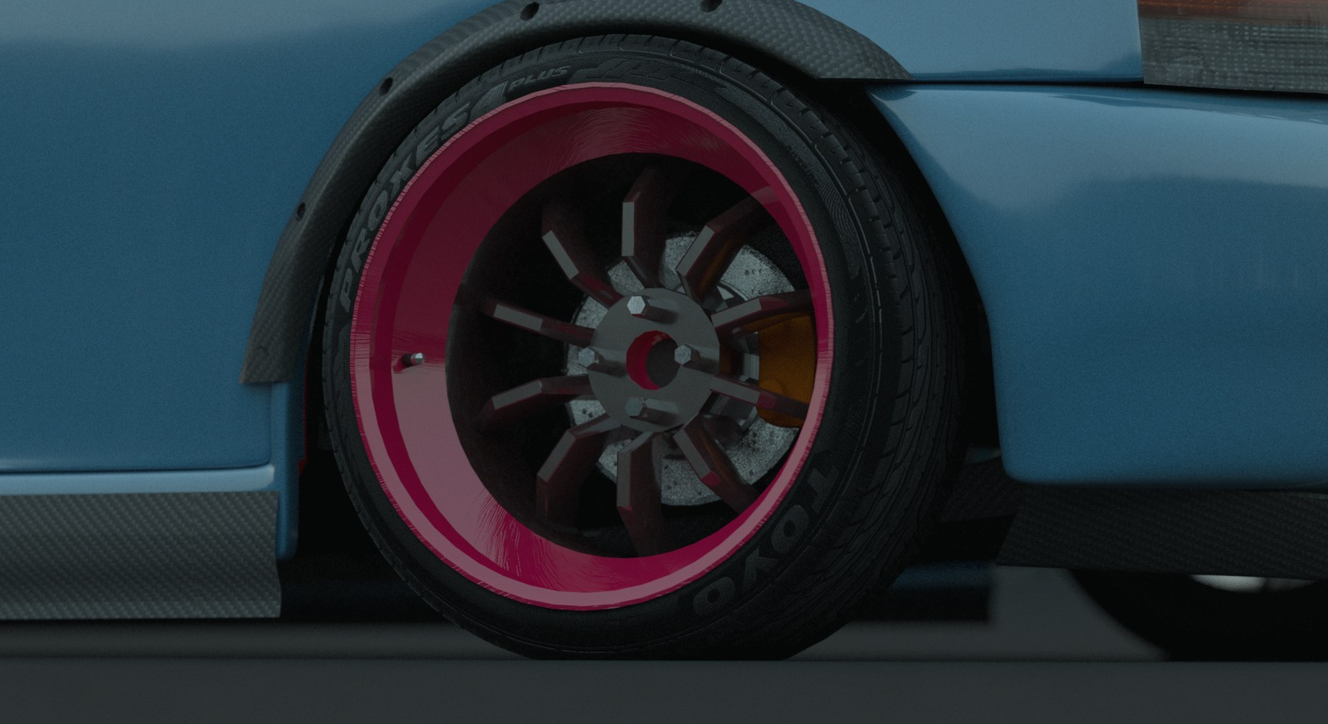 3d Model Of Racing Car Toyota Starlet