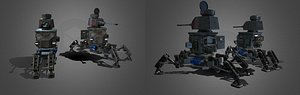 3d irobot warrior 710 model