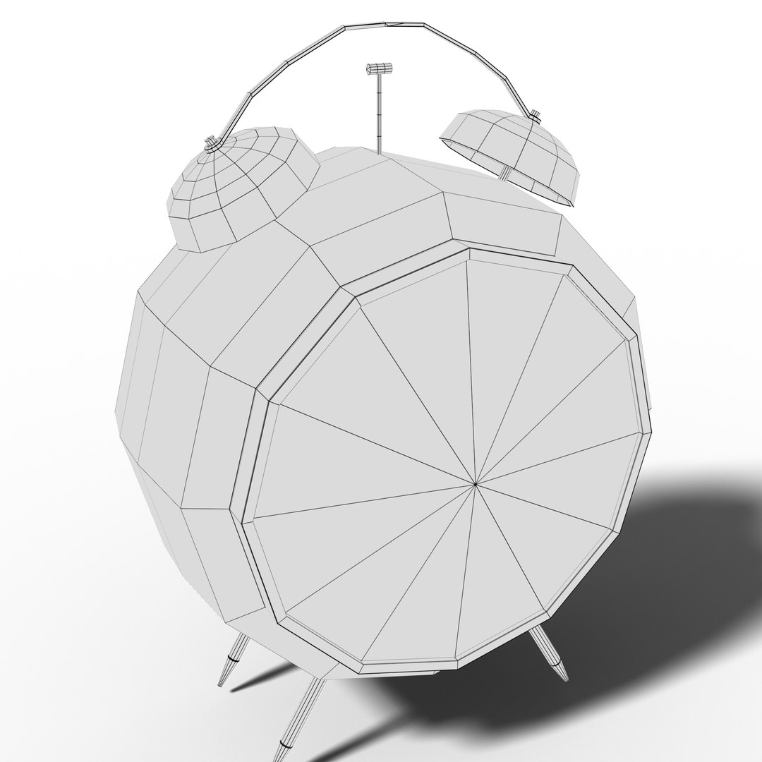 3D Alarm Clock Model - TurboSquid 2060573