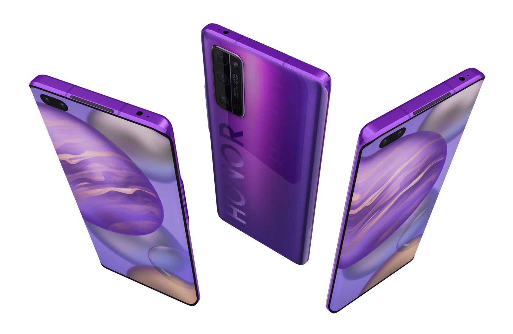 Honor 30 Plus Neon Purple Low Poly Model - TurboSquid 2474680