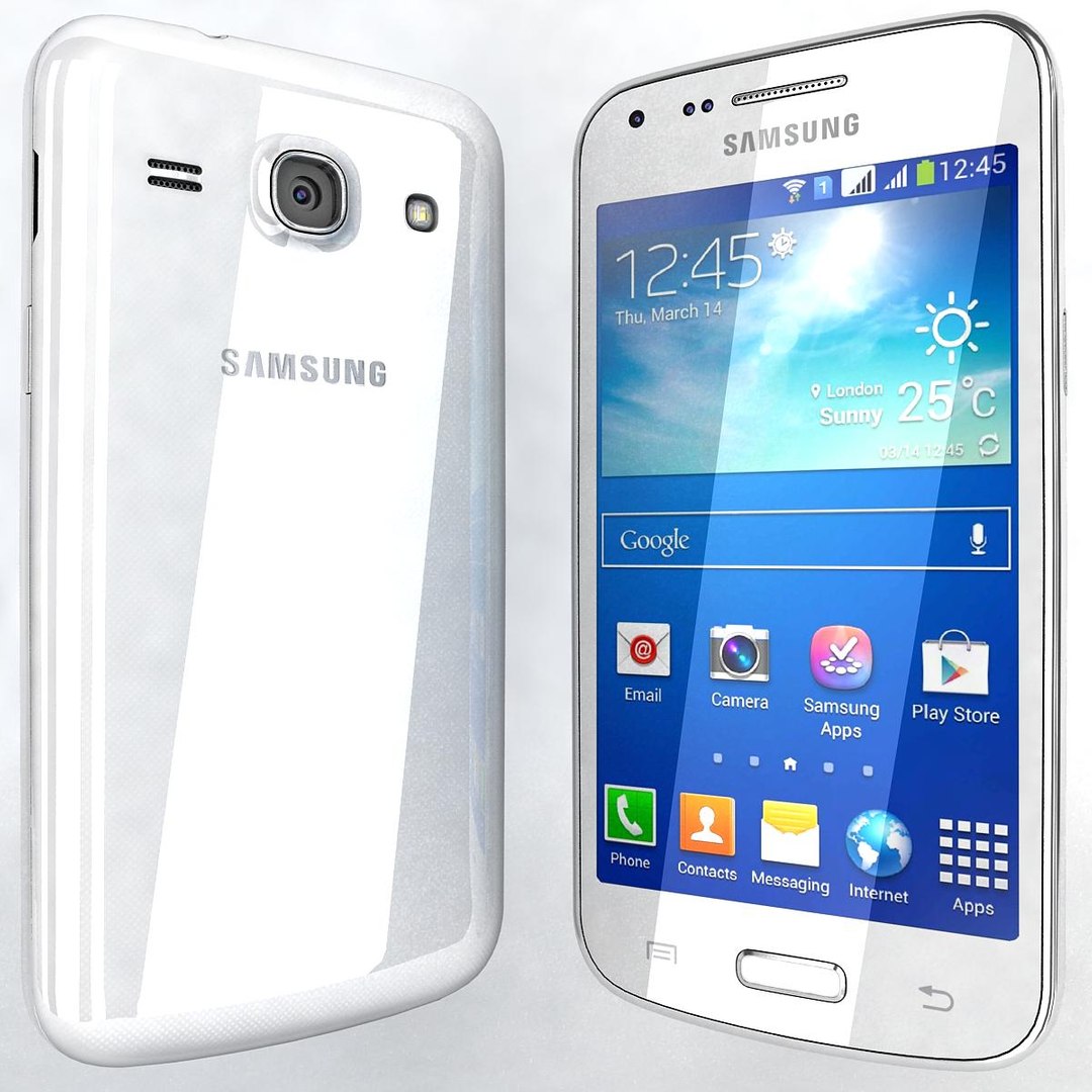 Samsung Galaxy Core White 3d Model