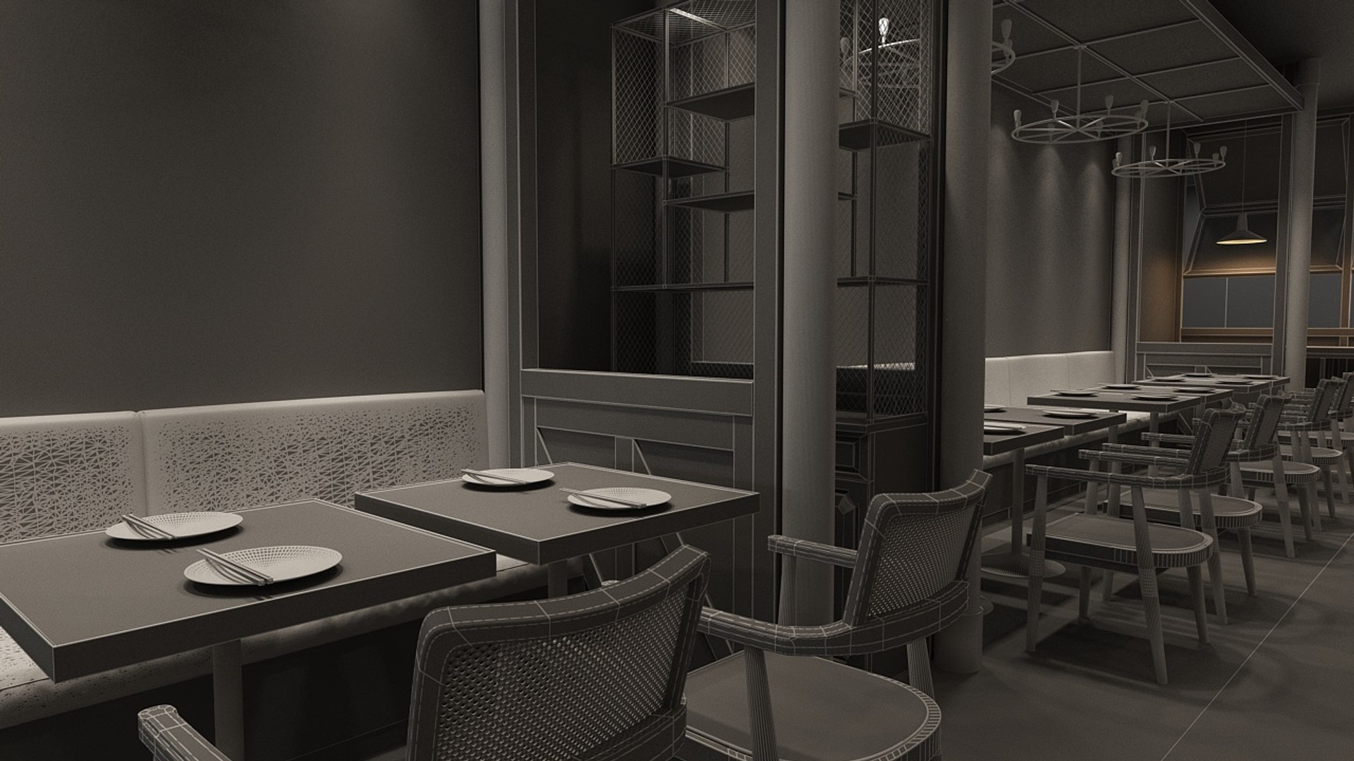 3D Restaurant 1 - TurboSquid 2283274