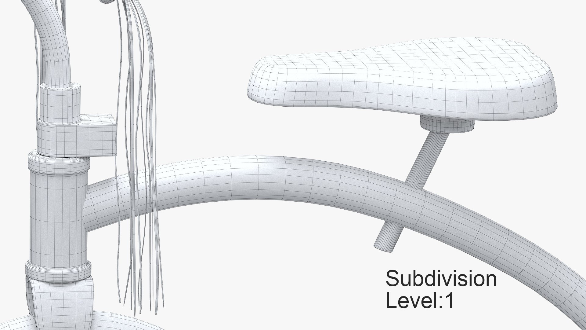 Classic Red Dual Deck Tricycle 3D model - TurboSquid 1765394
