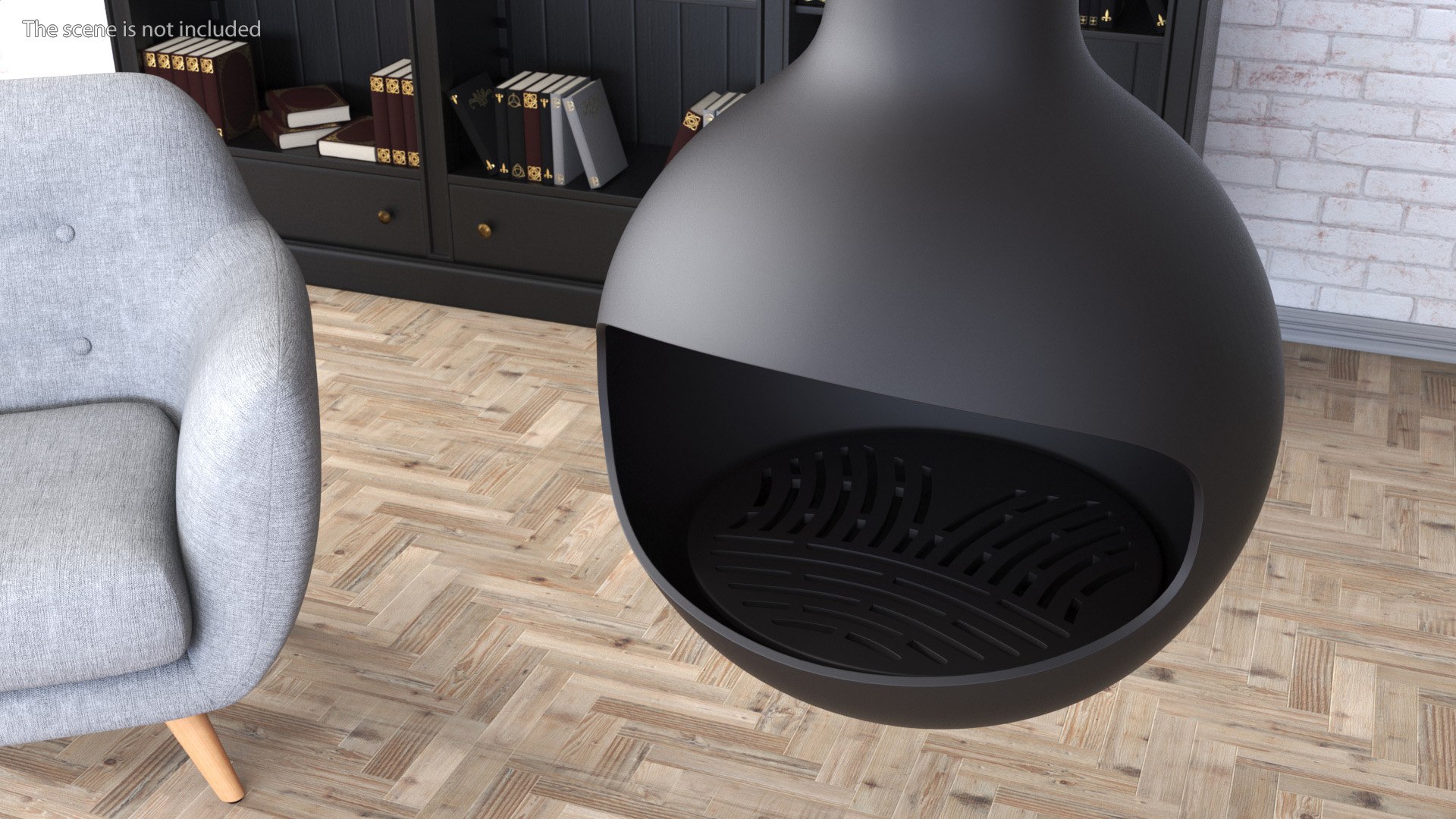 Central Fireplace Bathyscafocus Porthole Empty 3D Model - TurboSquid 2051038