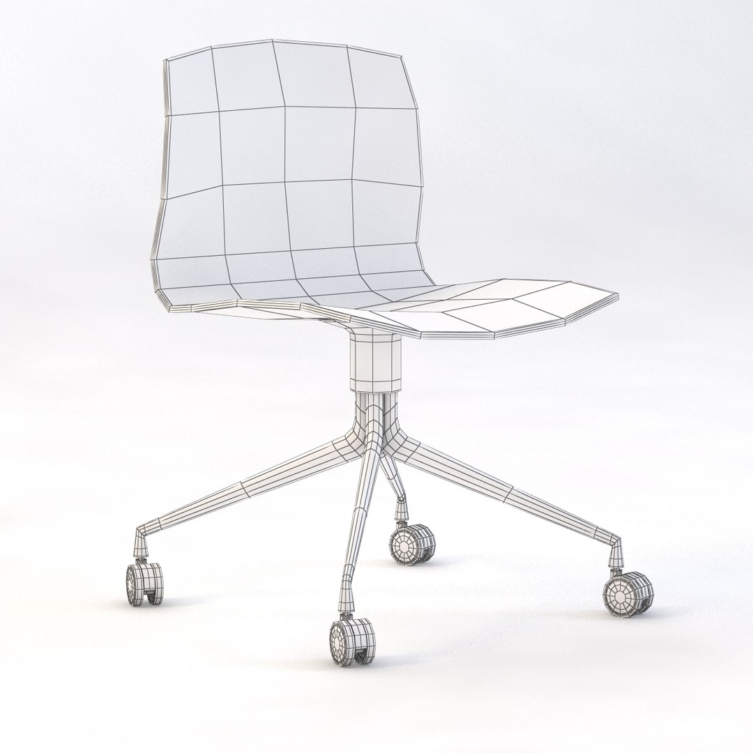 Hay Desk Chair 3d Model
