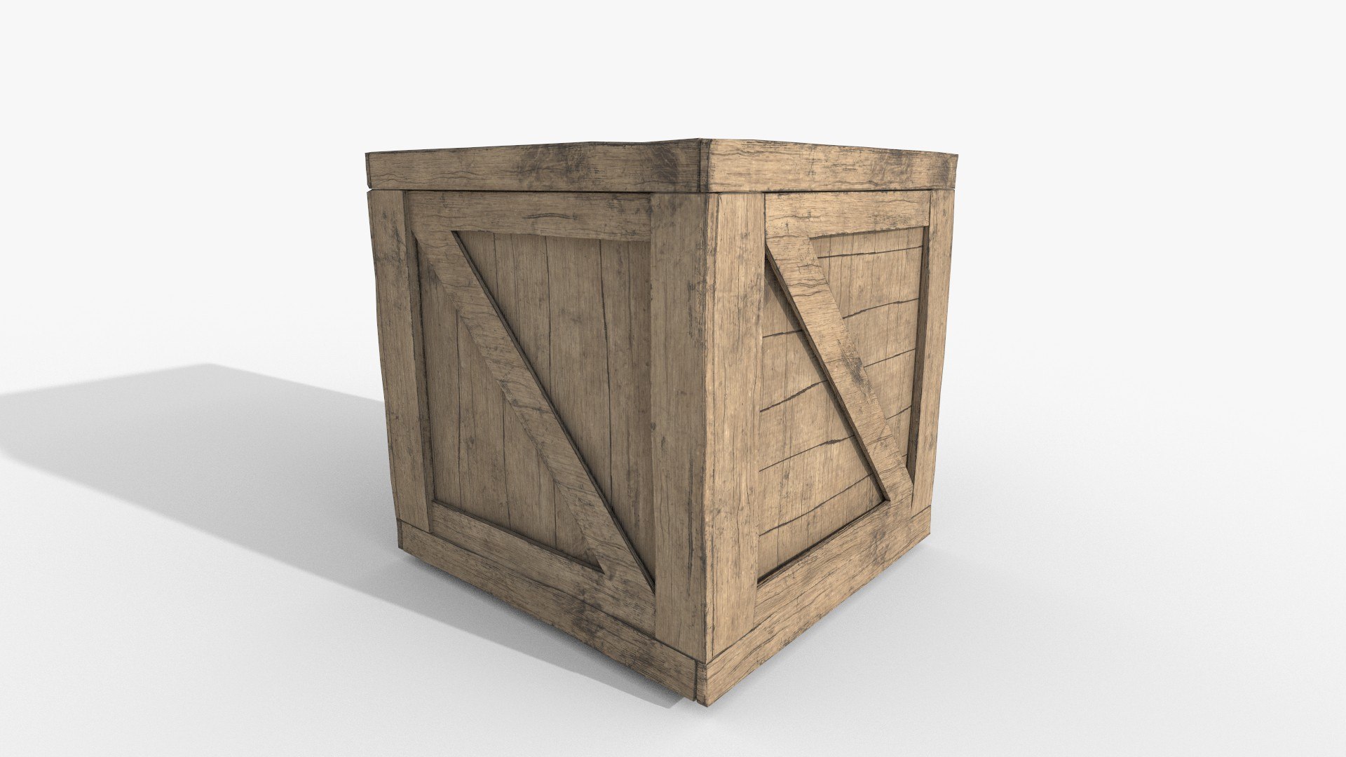 Wooden Crate model - TurboSquid 1906086