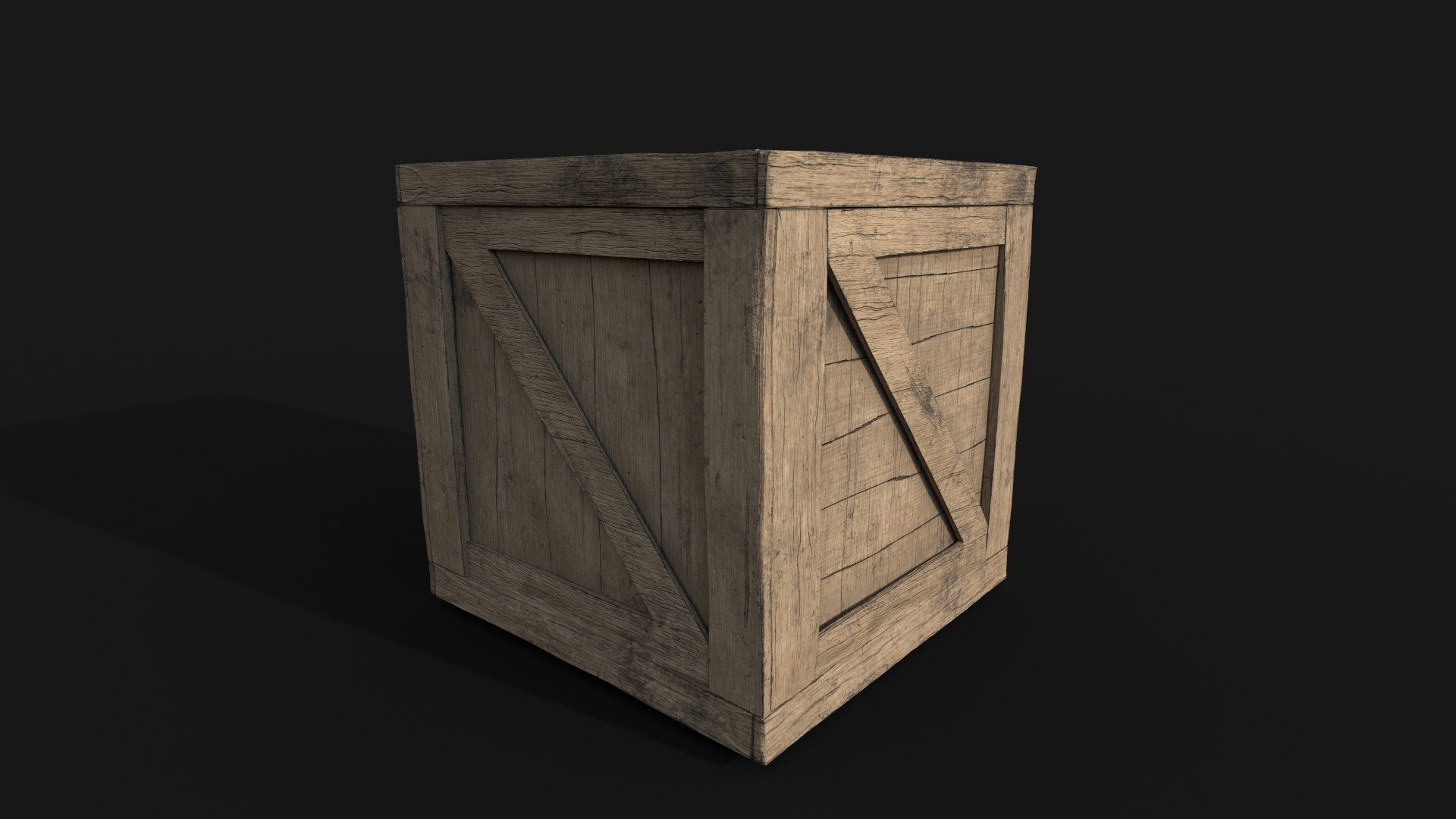 Wooden Crate model - TurboSquid 1906086