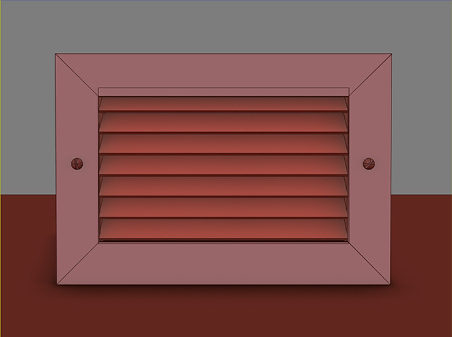 accurate vent 3d model