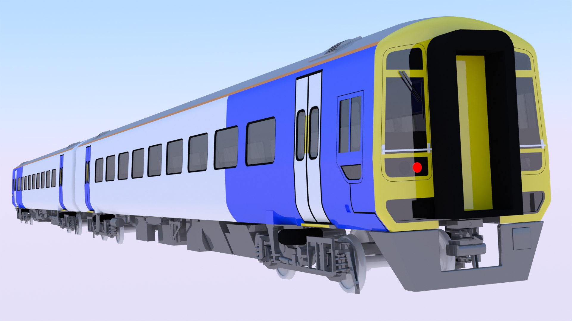 3D UK Train Exterior - TurboSquid 2289799