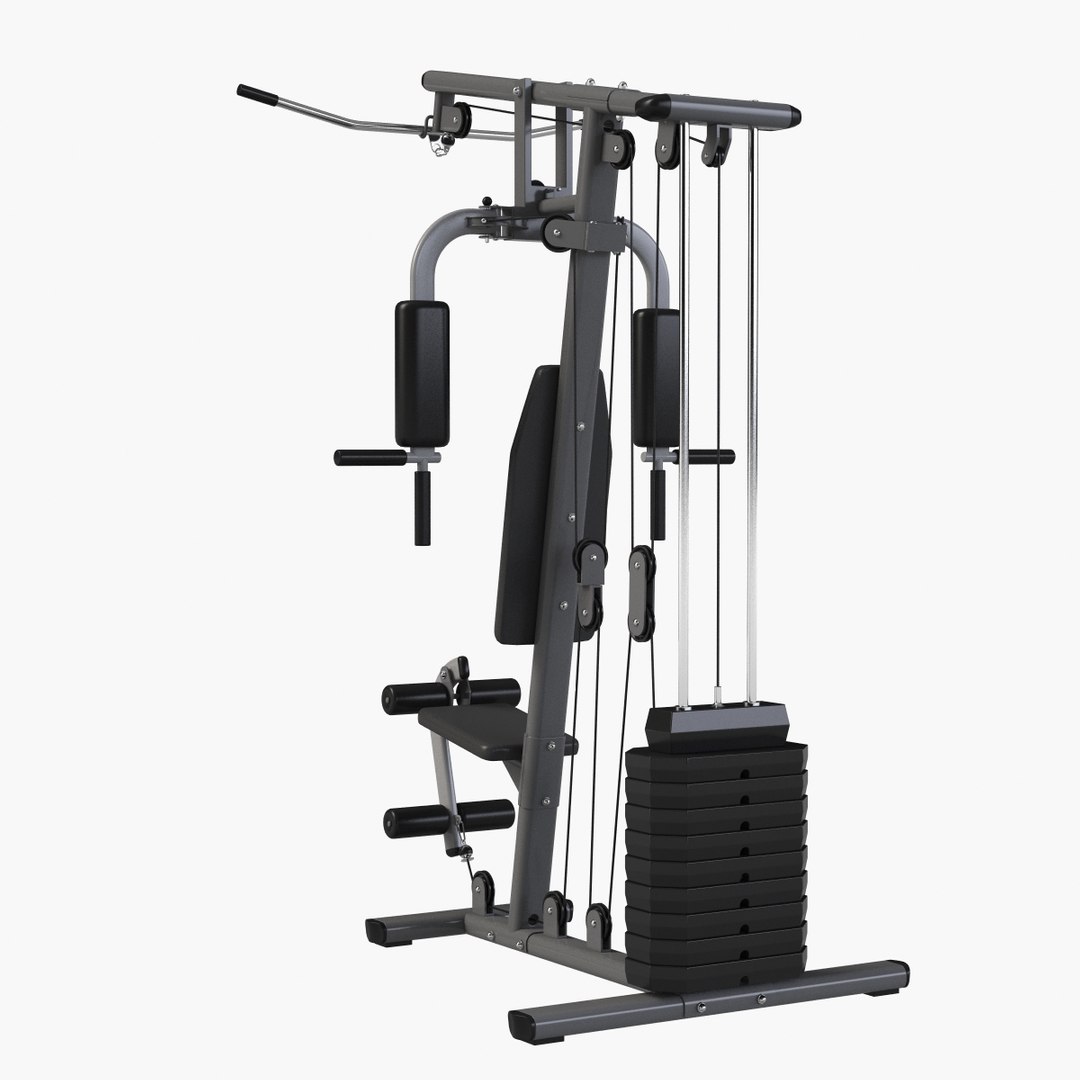 Gym Multi Lat Tower 3d Max