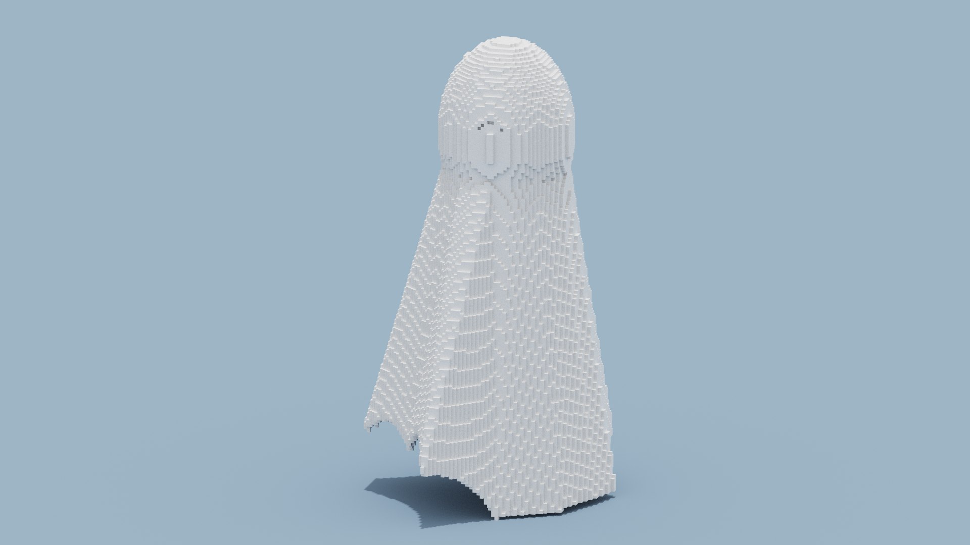 Voxel Ghost Model - TurboSquid 2146010