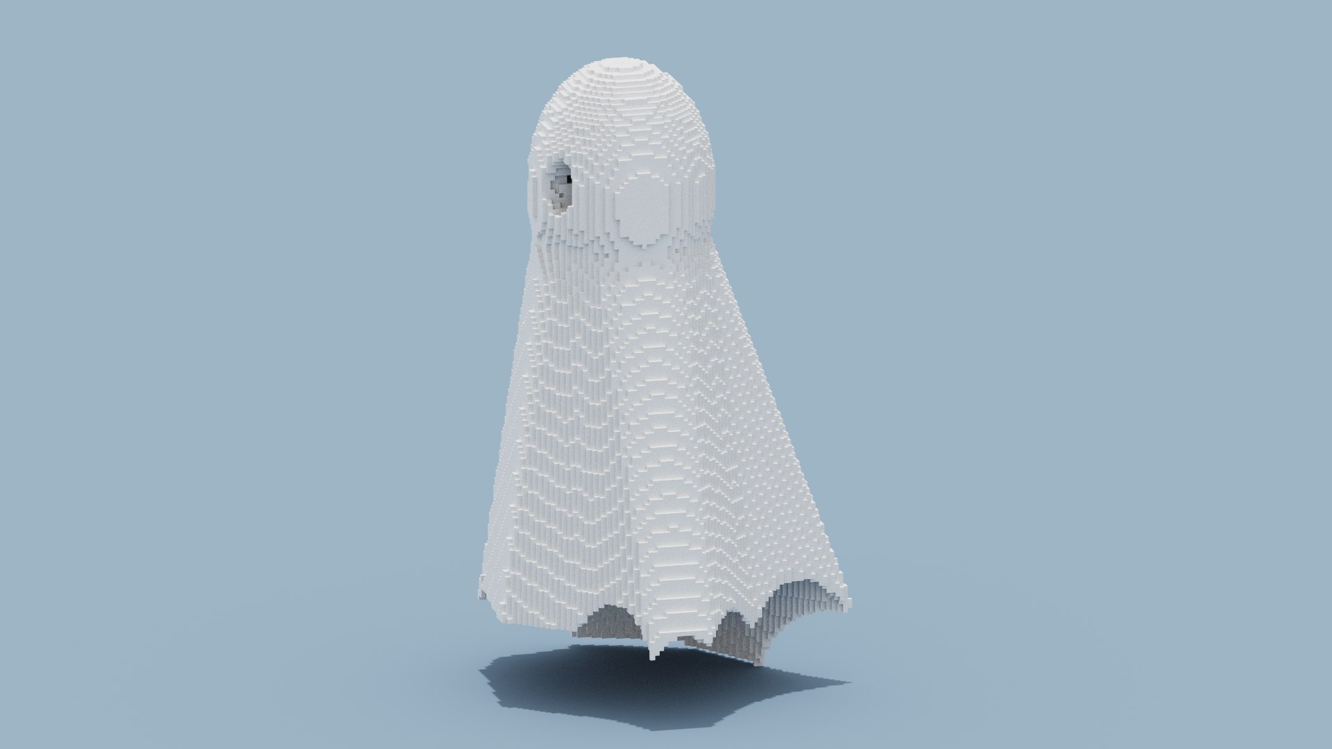 Voxel Ghost Model - TurboSquid 2146010