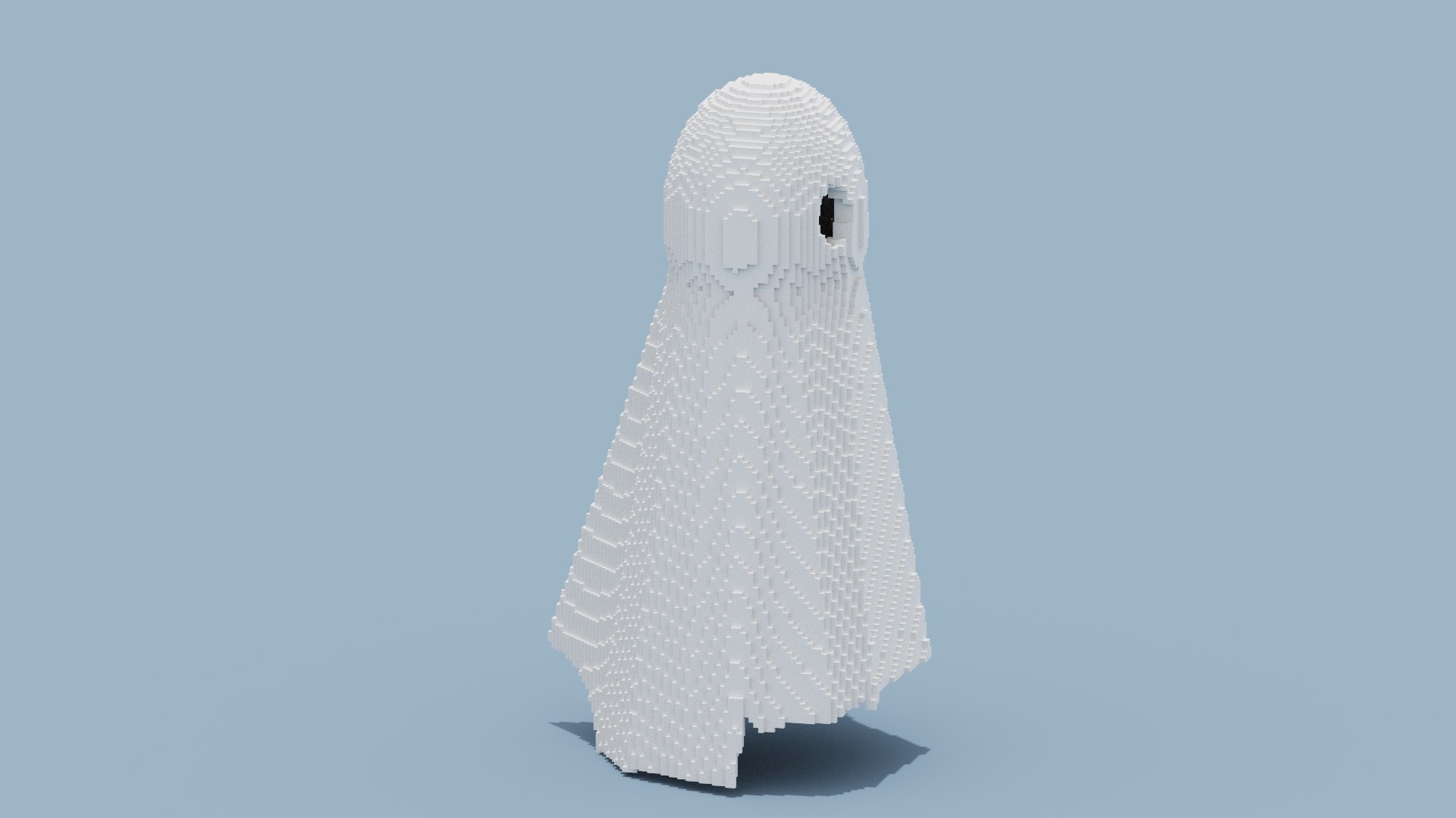 Voxel Ghost Model - TurboSquid 2146010