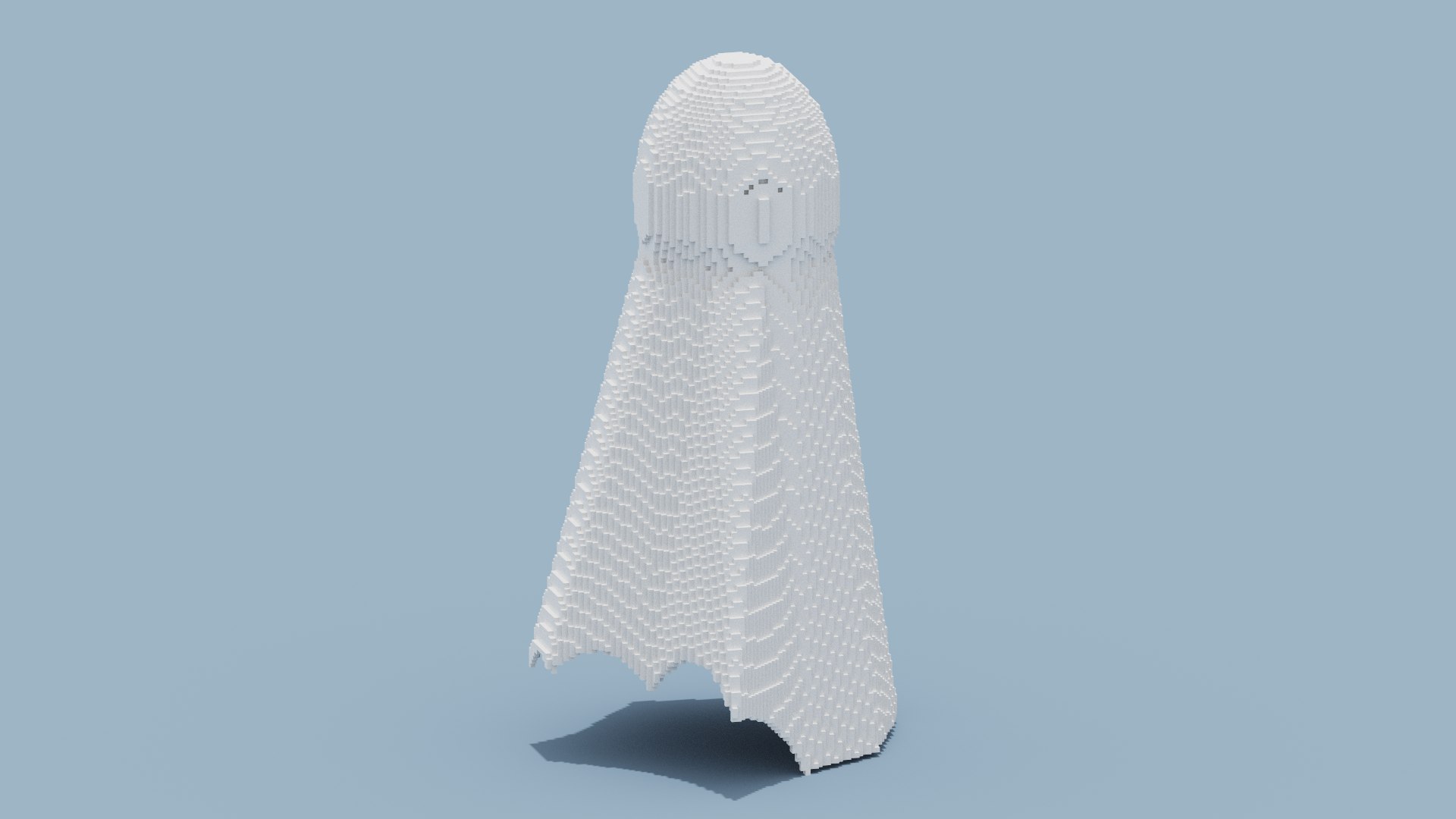 Voxel Ghost Model - TurboSquid 2146010