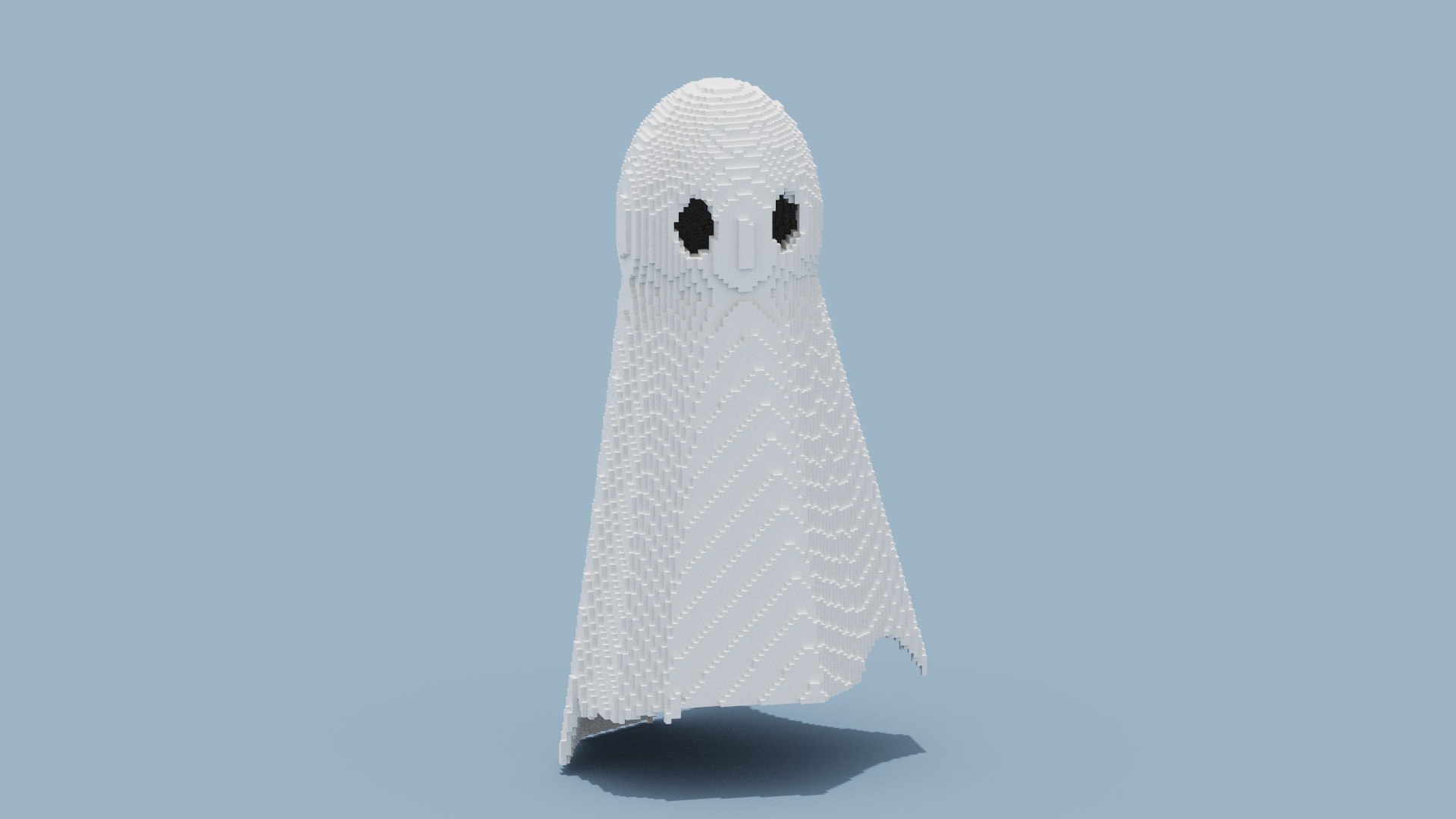 Voxel Ghost Model - TurboSquid 2146010