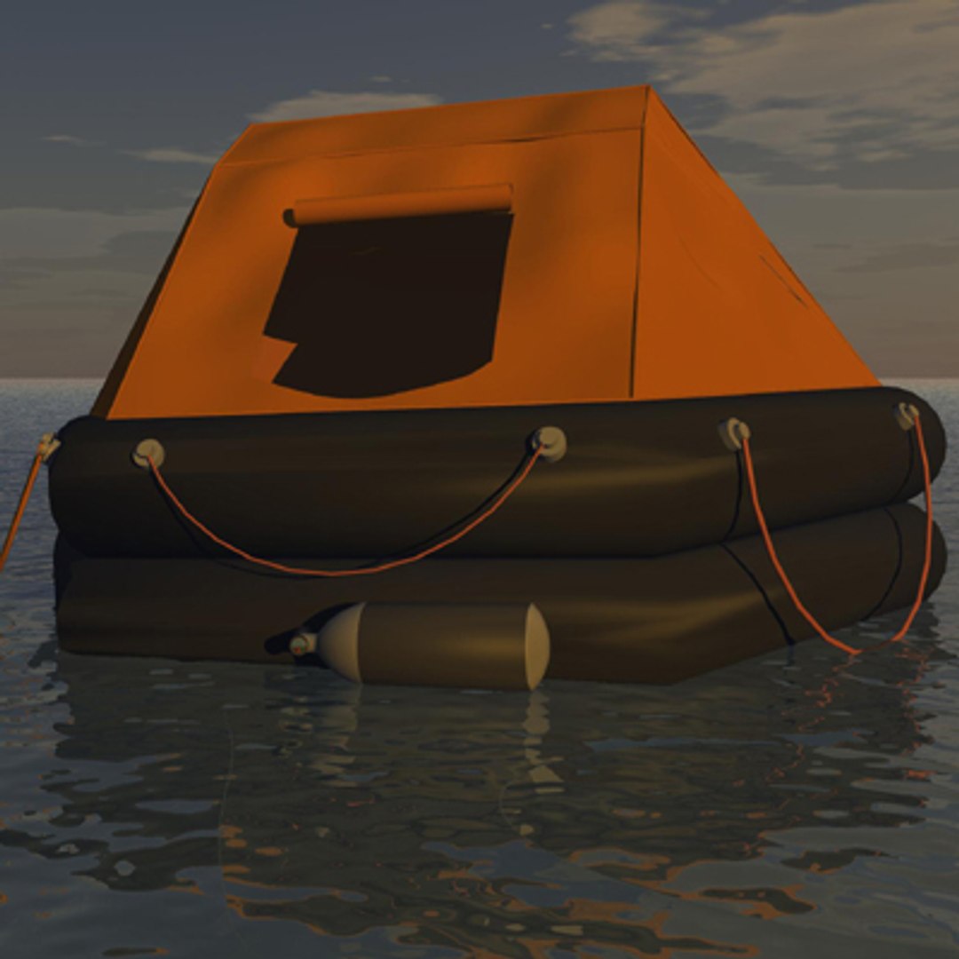 Life Raft 3d Model