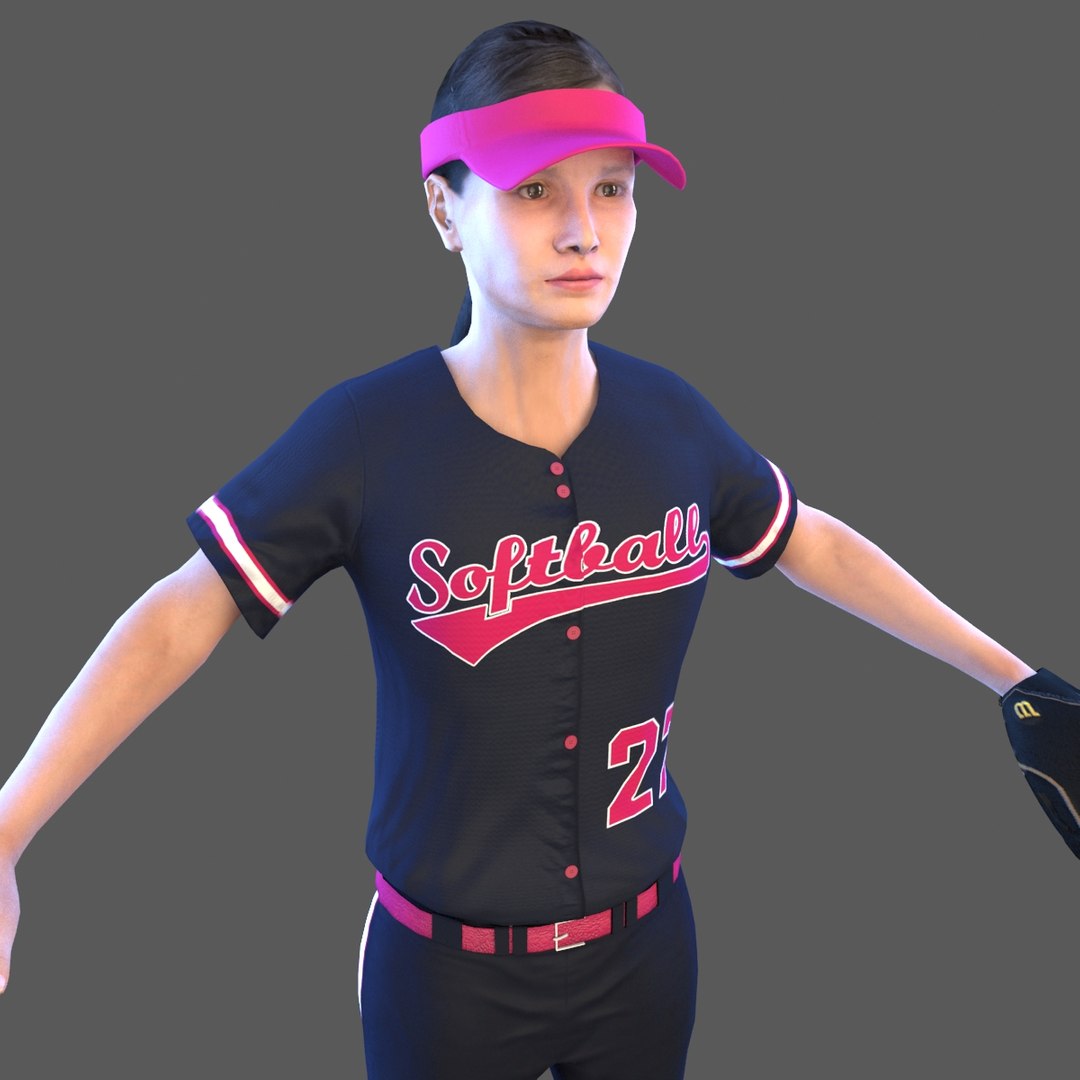 3D Softball Ball Model - TurboSquid 1470922
