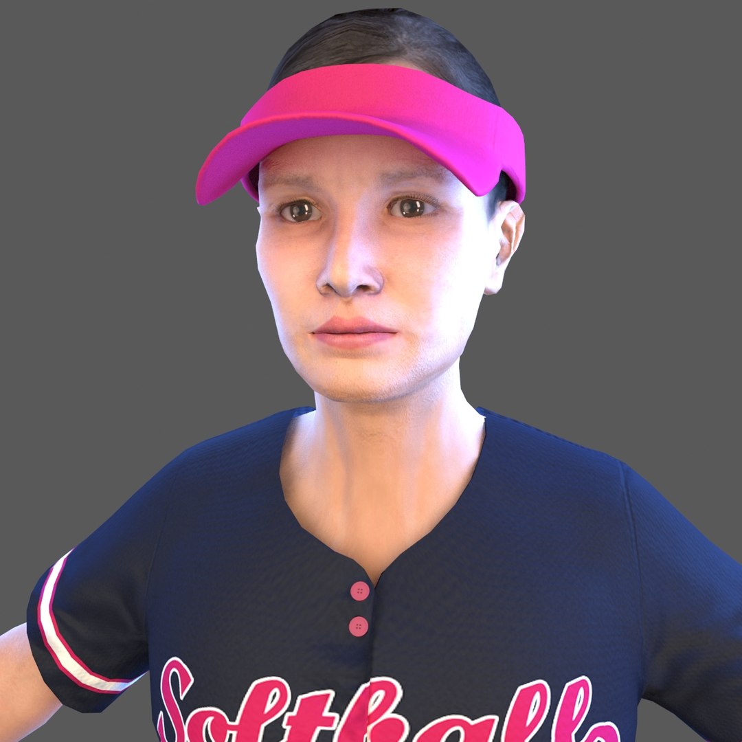 3D Softball Ball Model - TurboSquid 1470922