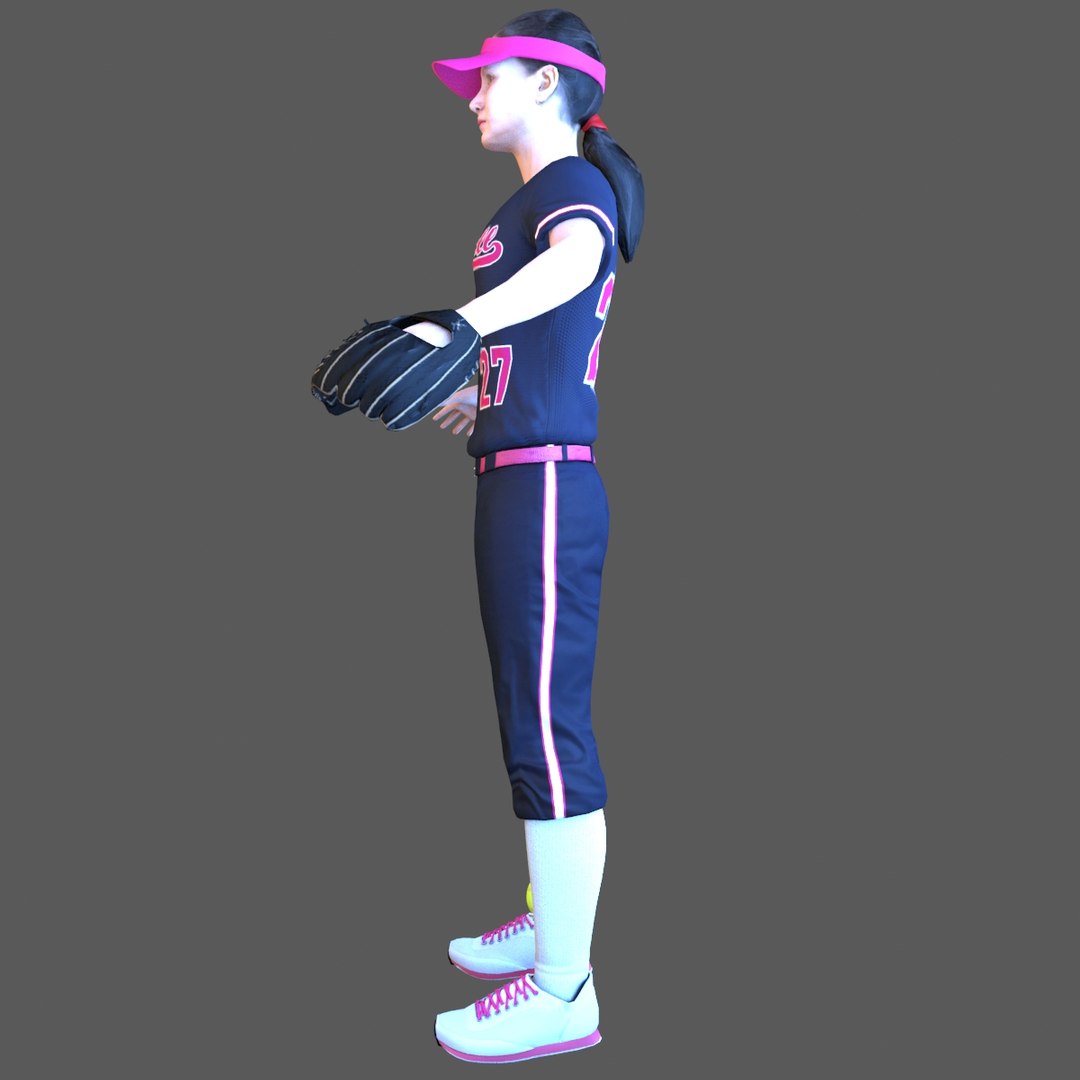 3D Softball Ball Model - TurboSquid 1470922