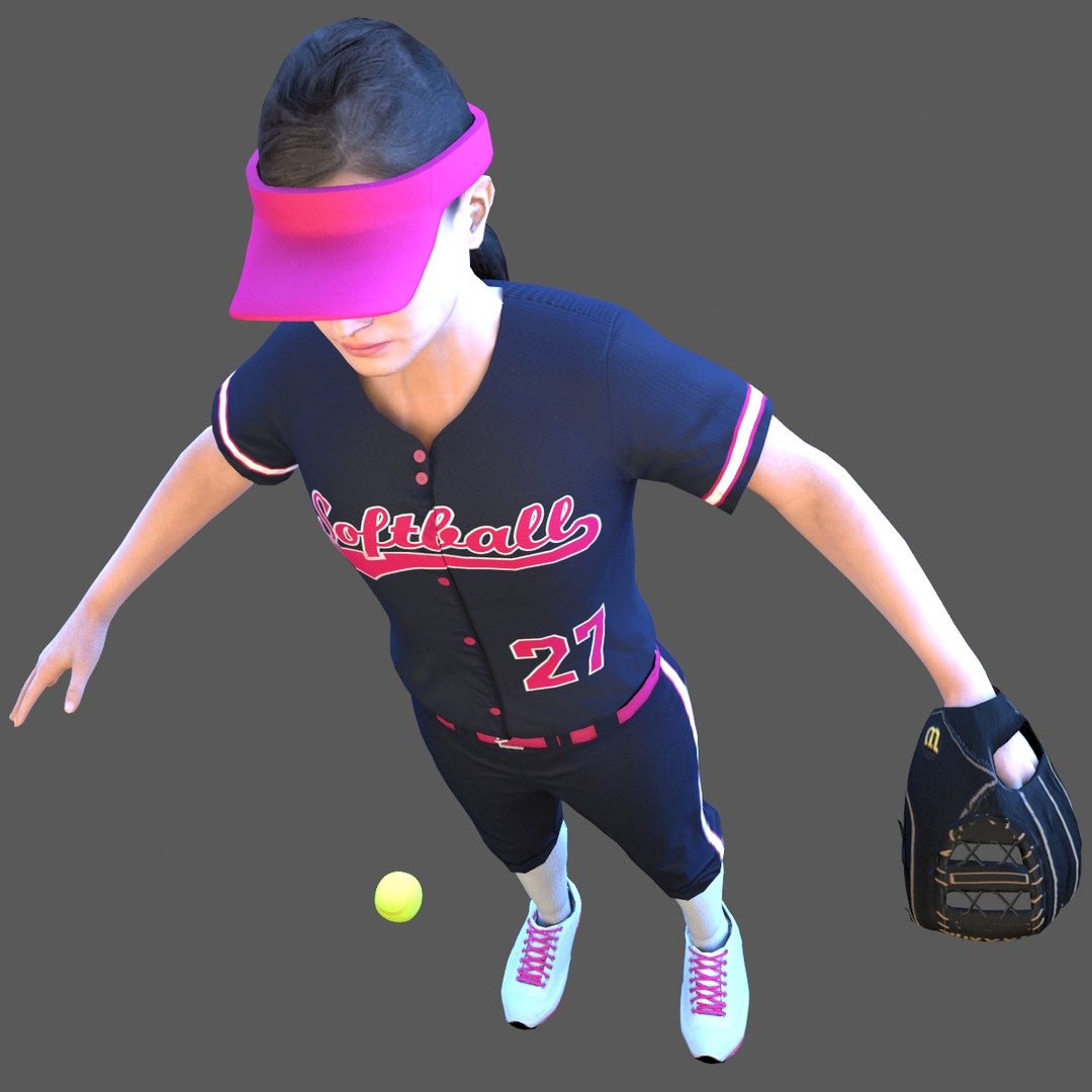 3D Softball Ball Model - TurboSquid 1470922