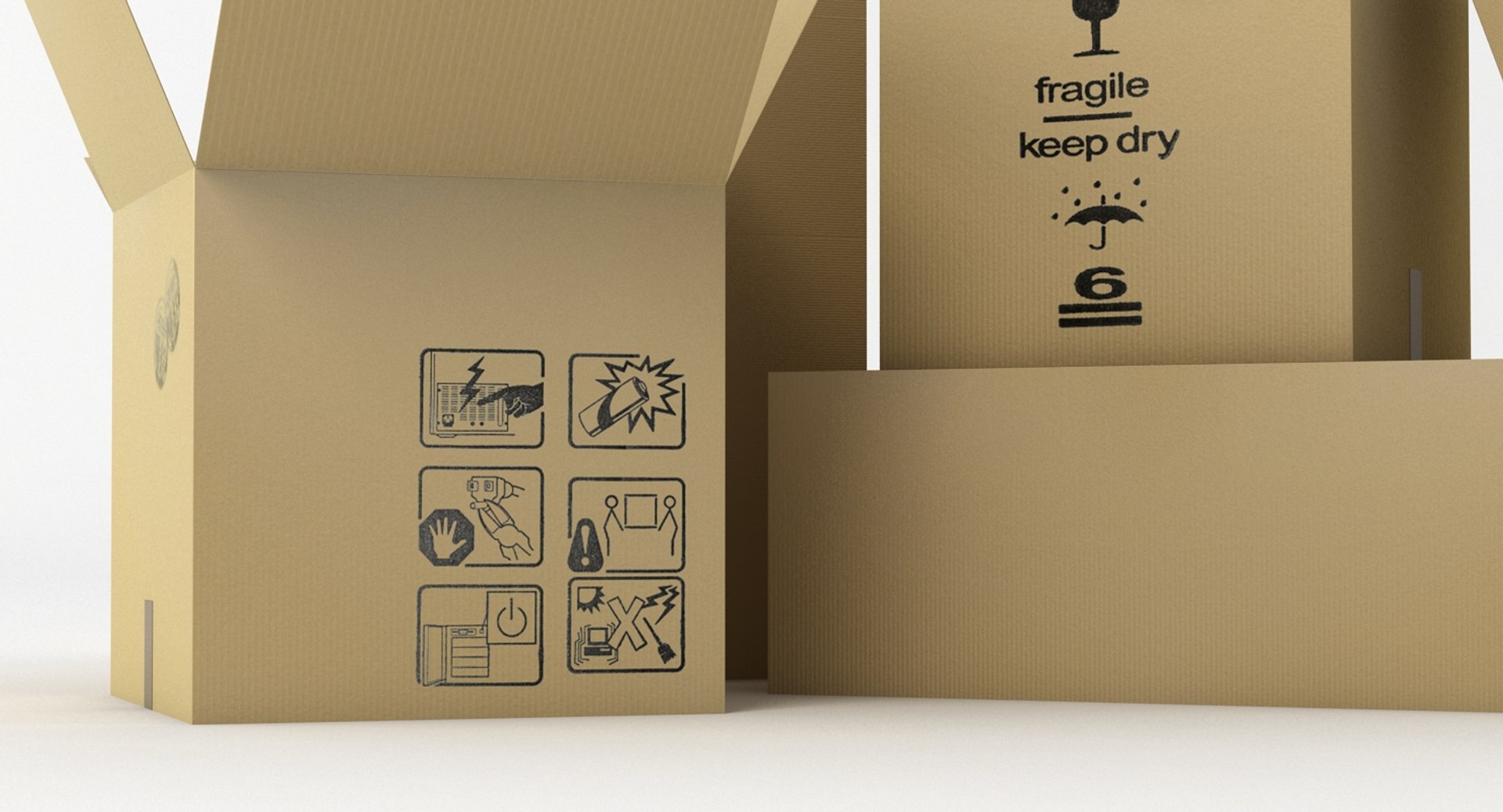 3ds Max Moving Boxes