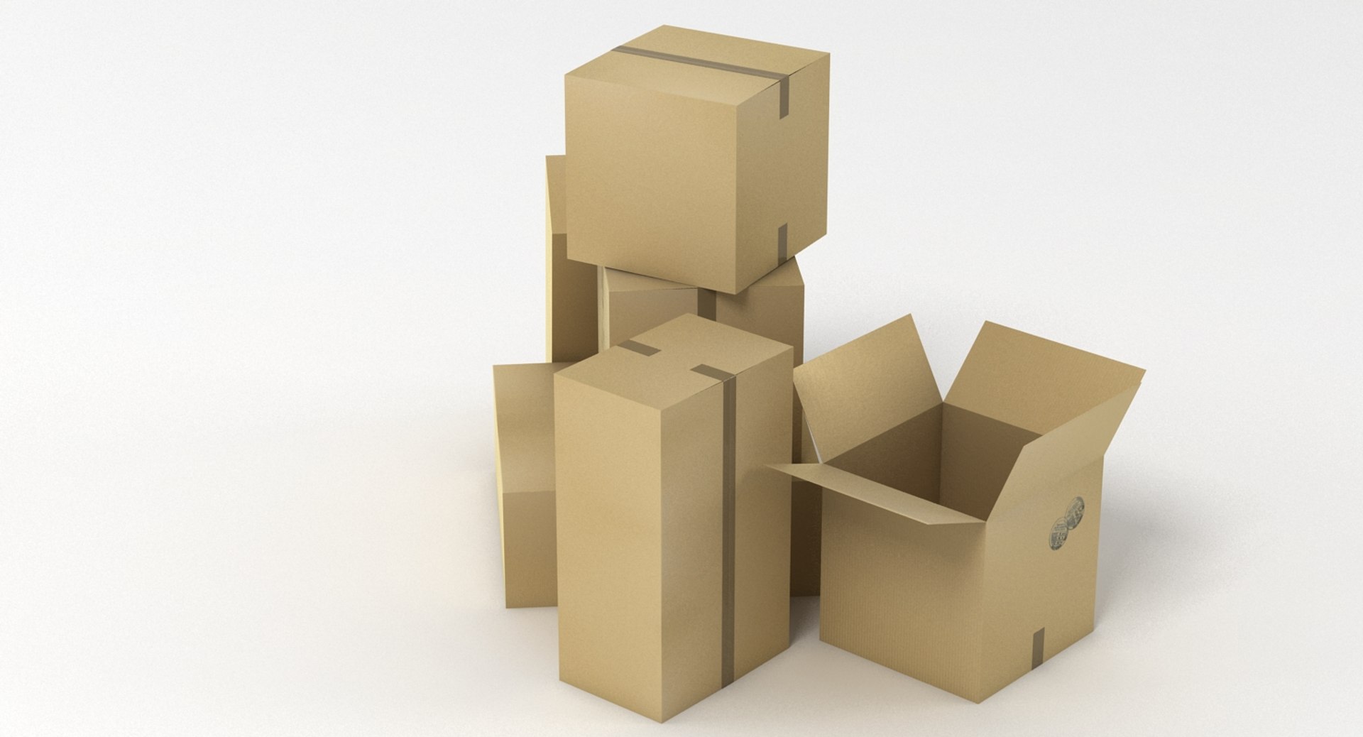 3ds Max Moving Boxes