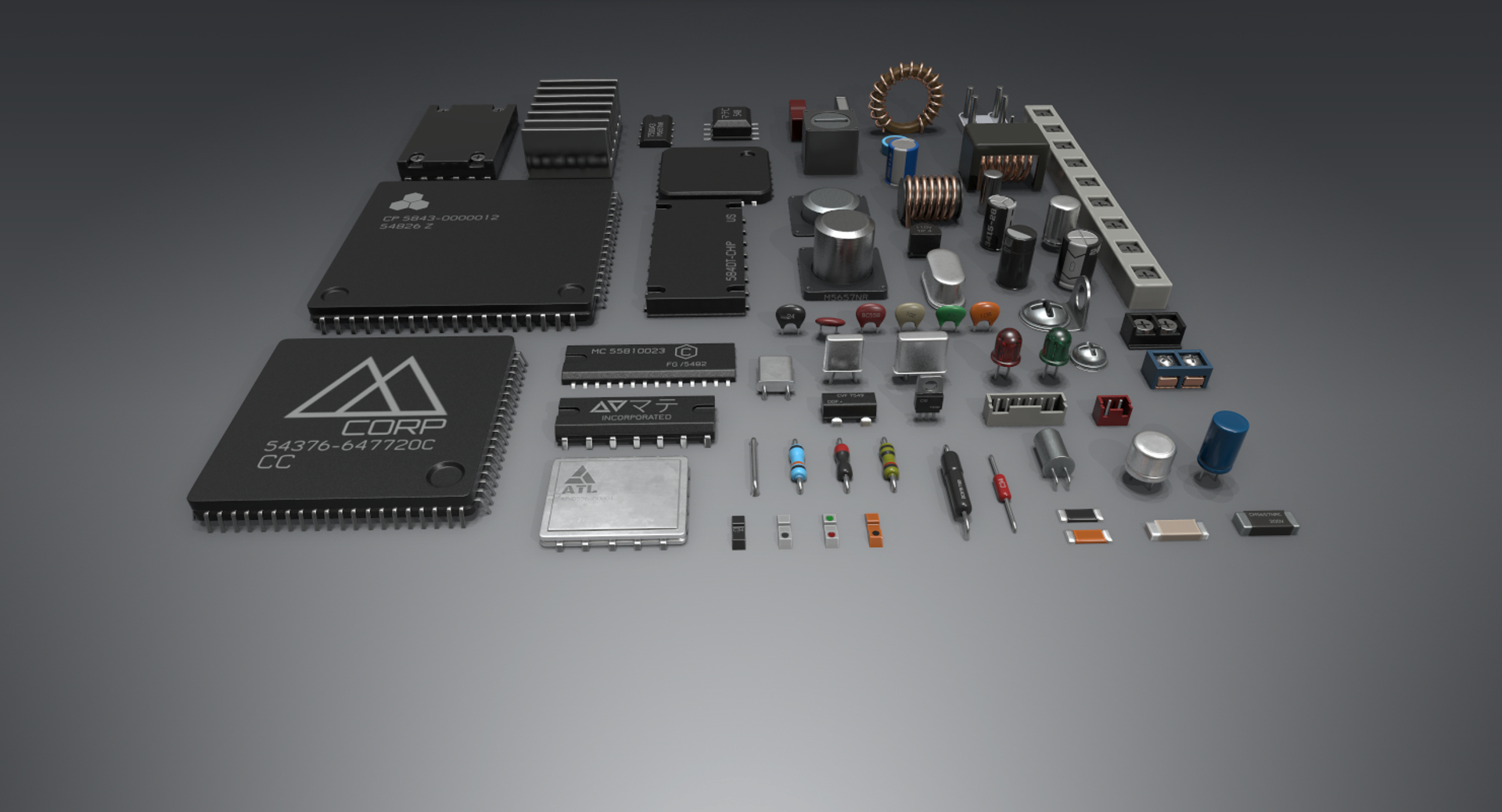 3D model generic circuit details kit - TurboSquid 1425866