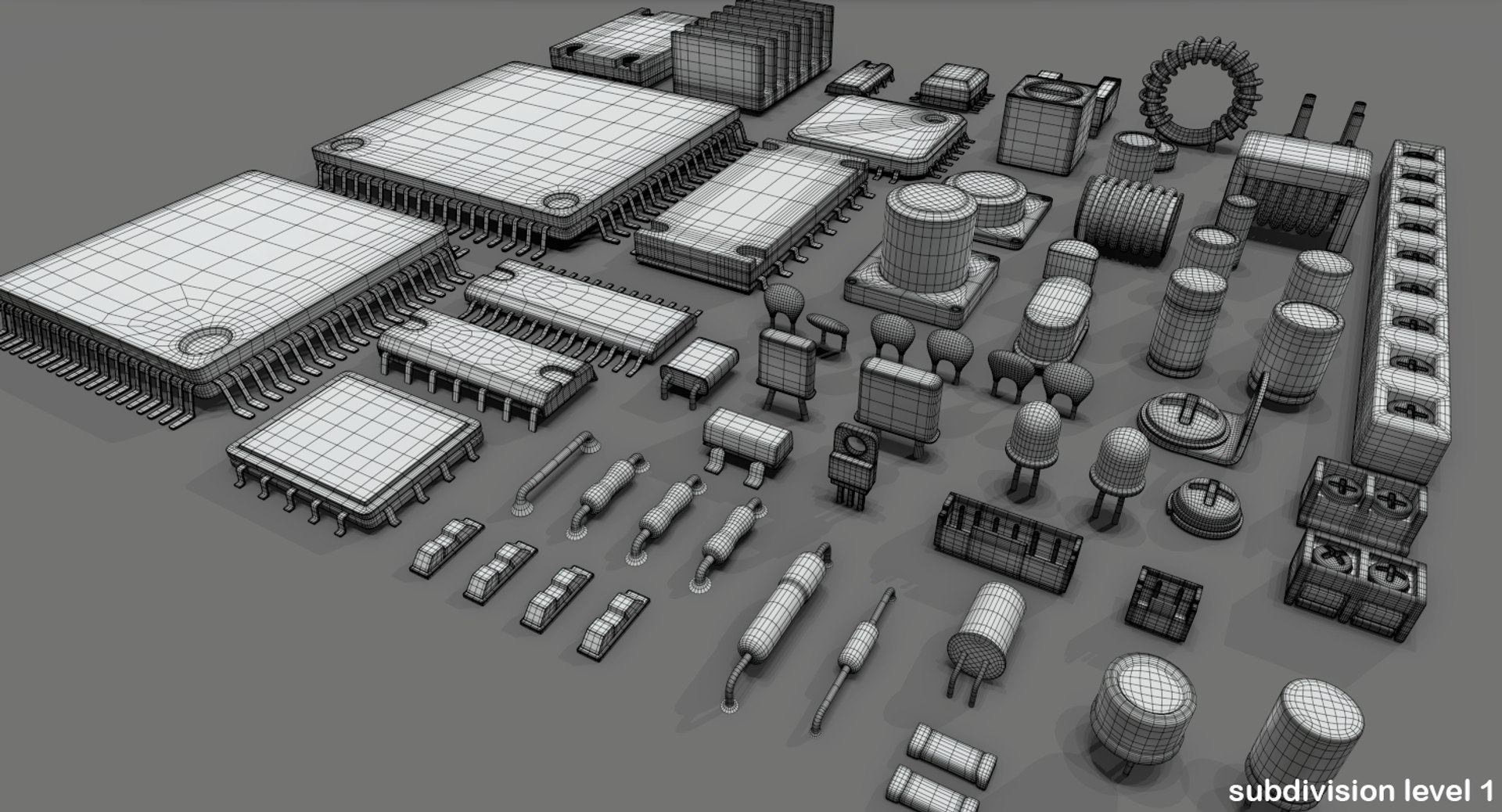 3D model generic circuit details kit - TurboSquid 1425866