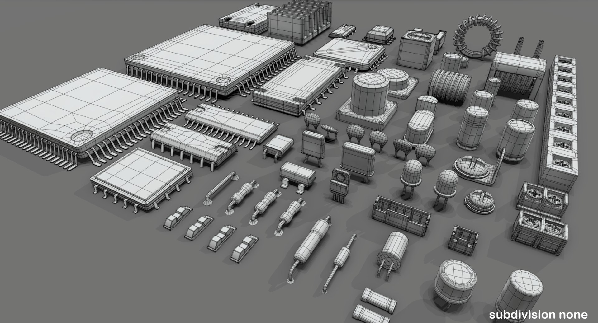 3D model generic circuit details kit - TurboSquid 1425866