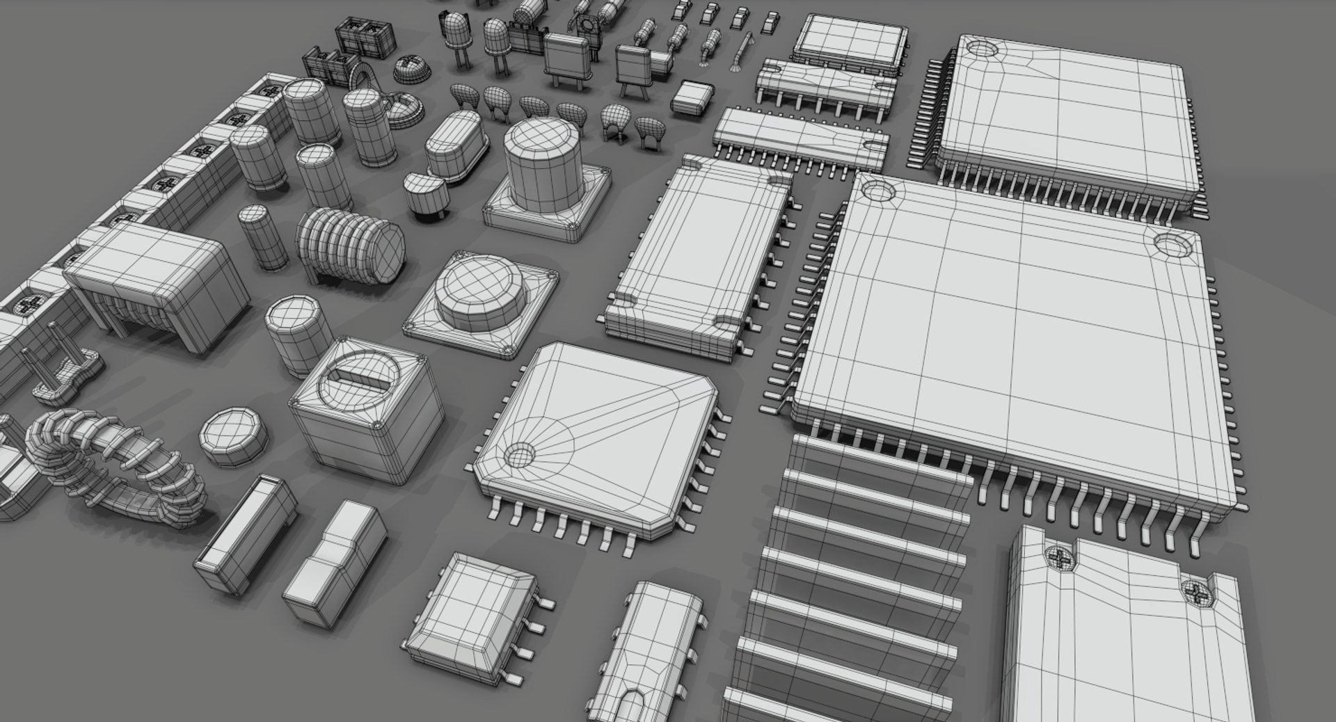 3D model generic circuit details kit - TurboSquid 1425866