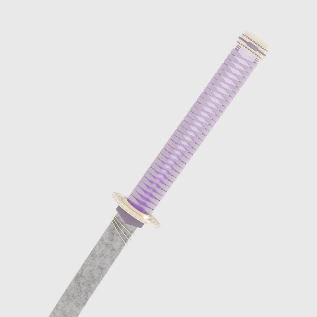 Purple Shadow Katana - Murasakikage-yaiba 3D - TurboSquid 2130430