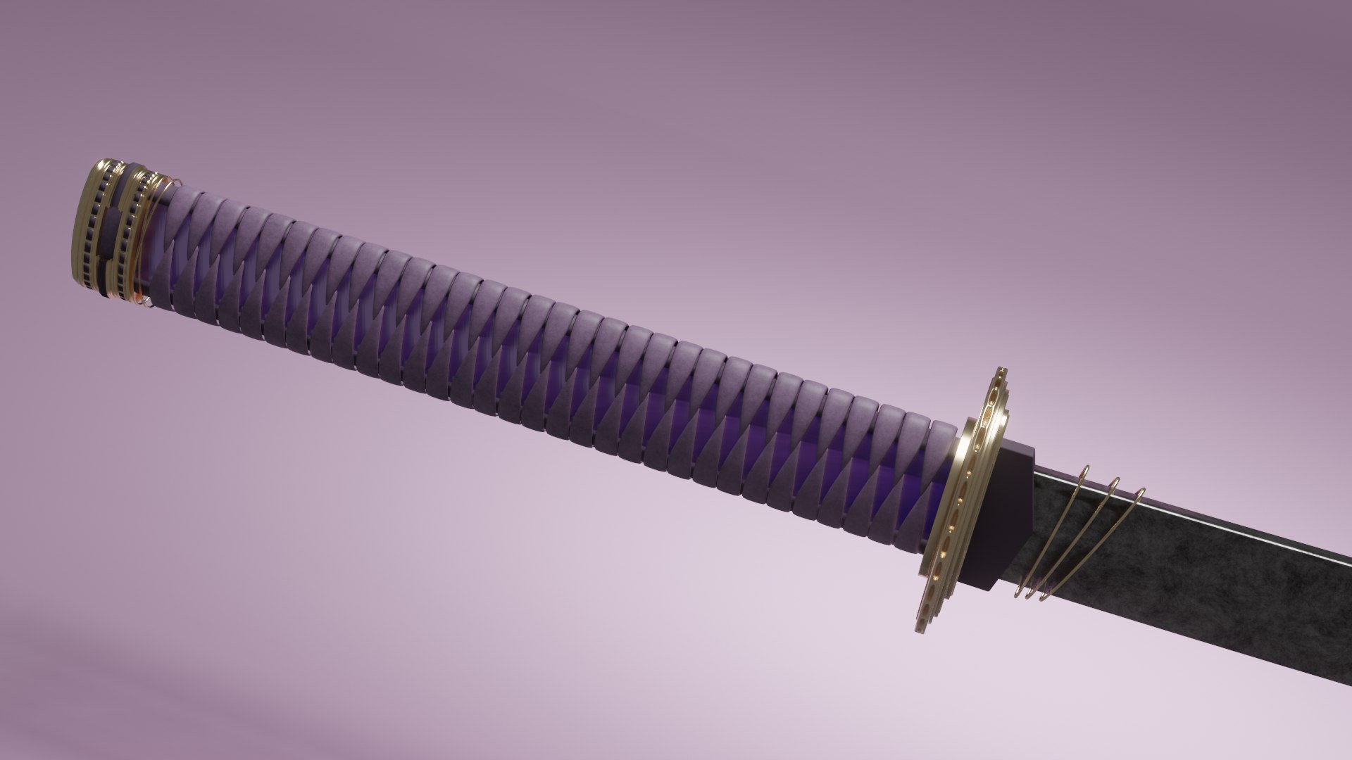 Purple Shadow Katana - Murasakikage-yaiba 3D - TurboSquid 2130430