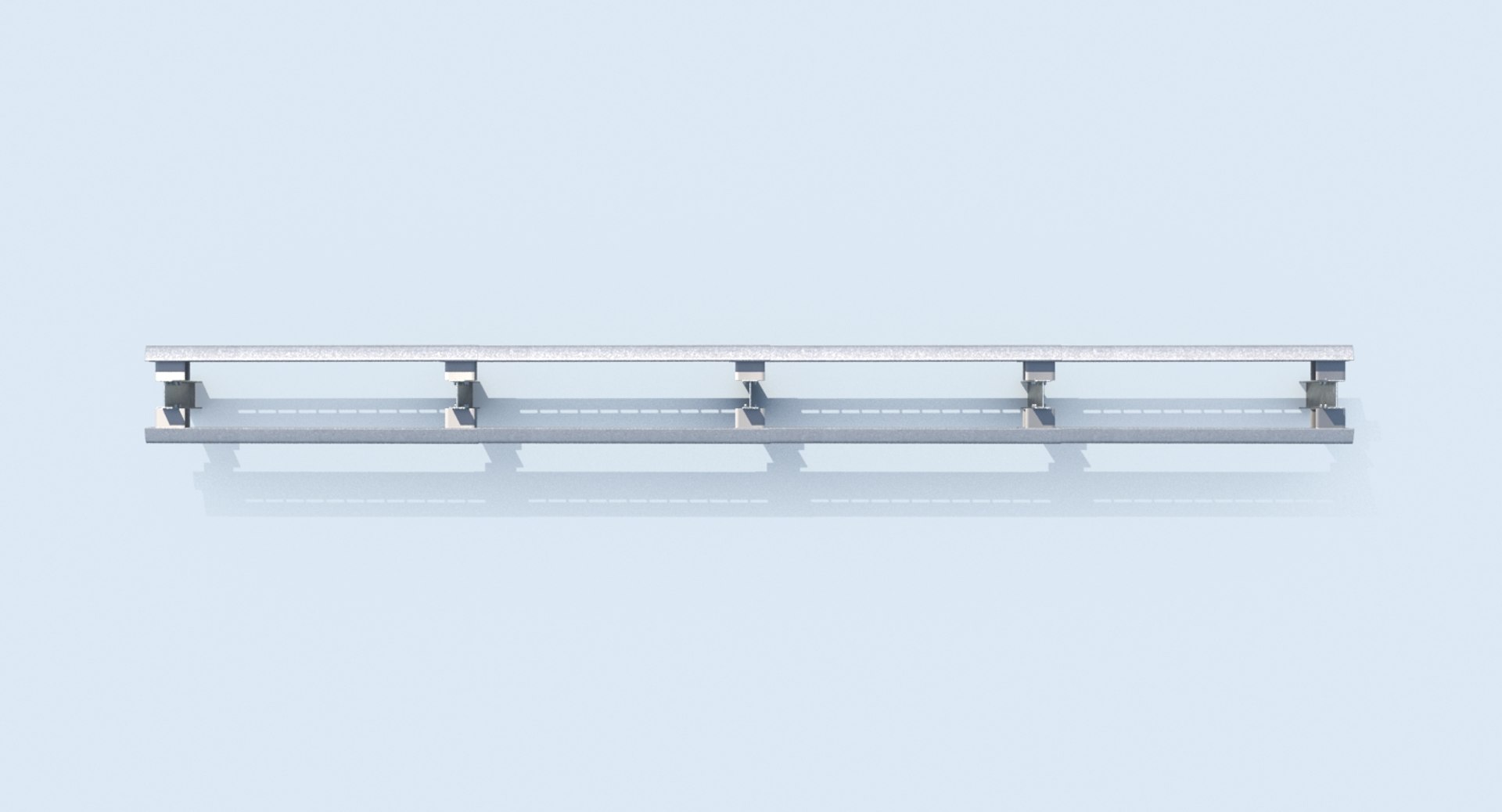 3d Model Highway Guardrail
