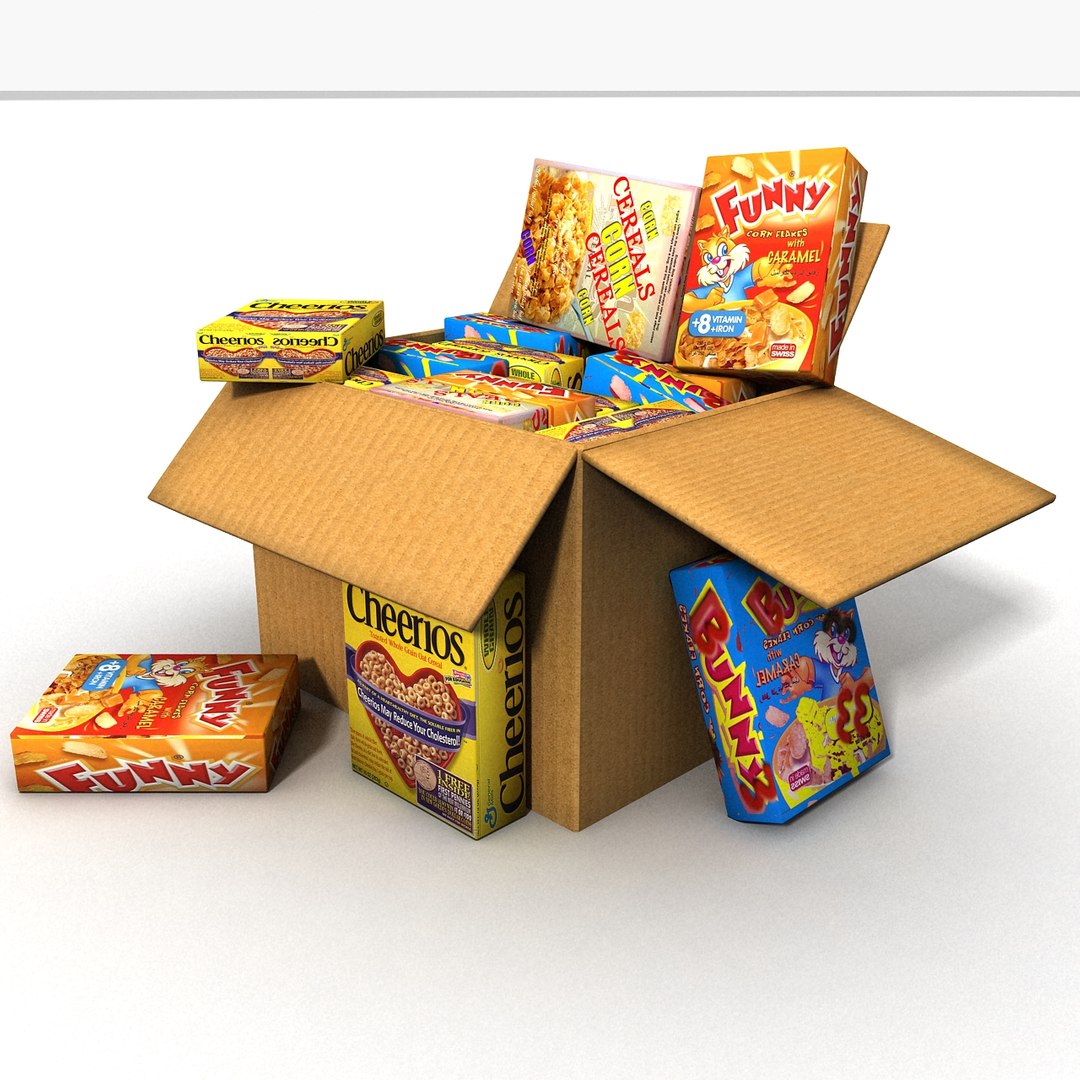 Market Box 3d Model
